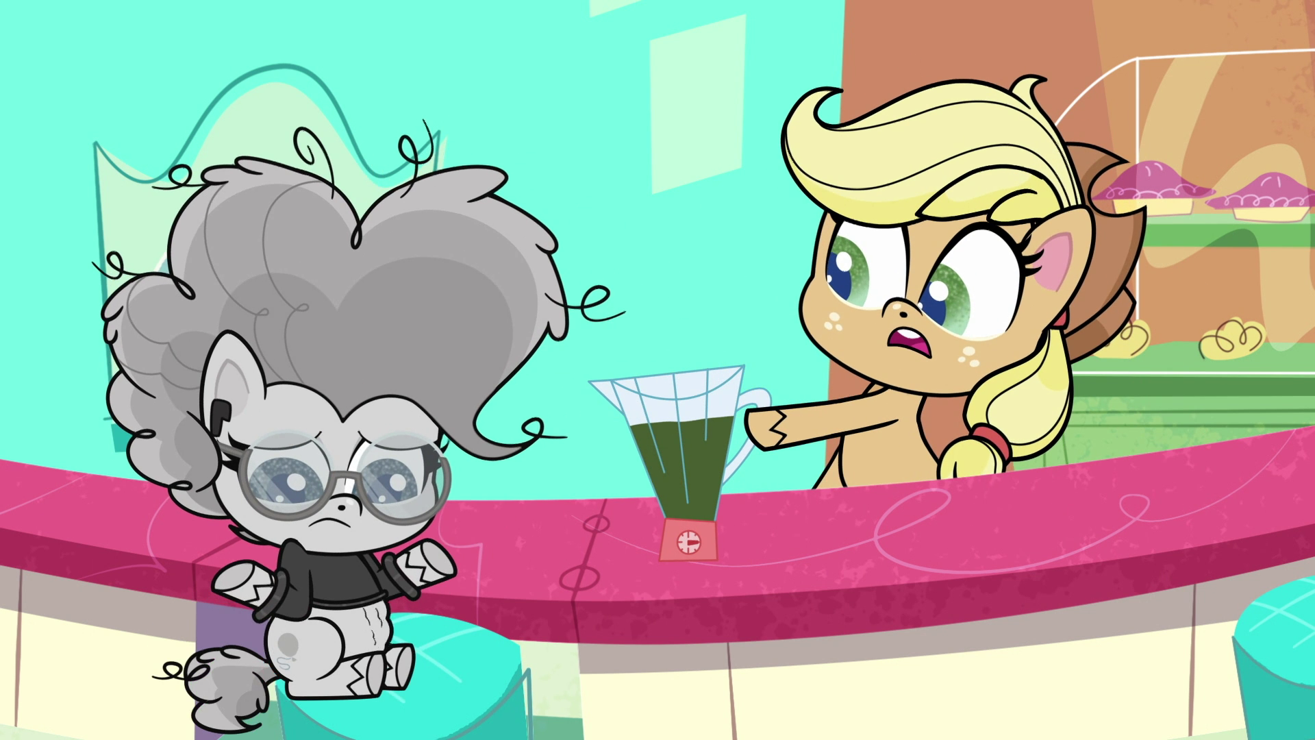 #3511381 - safe, screencap, applejack, pinkie pie, earth pony, pony, g4 ...