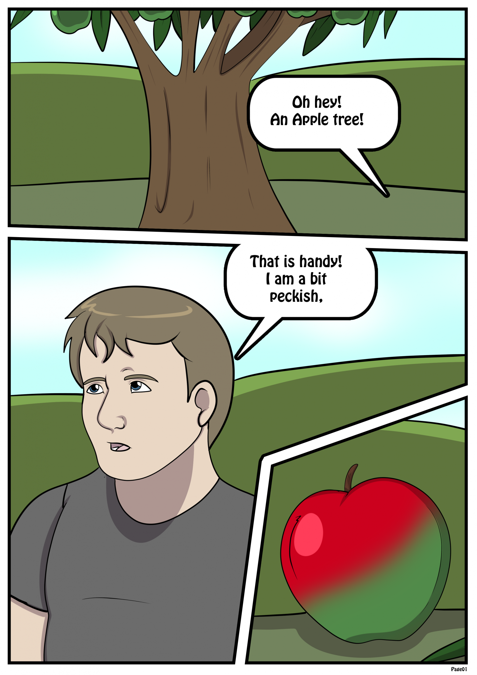 #3511465 - safe, artist:rex-equinox, human, apple, apple tree, clothes ...