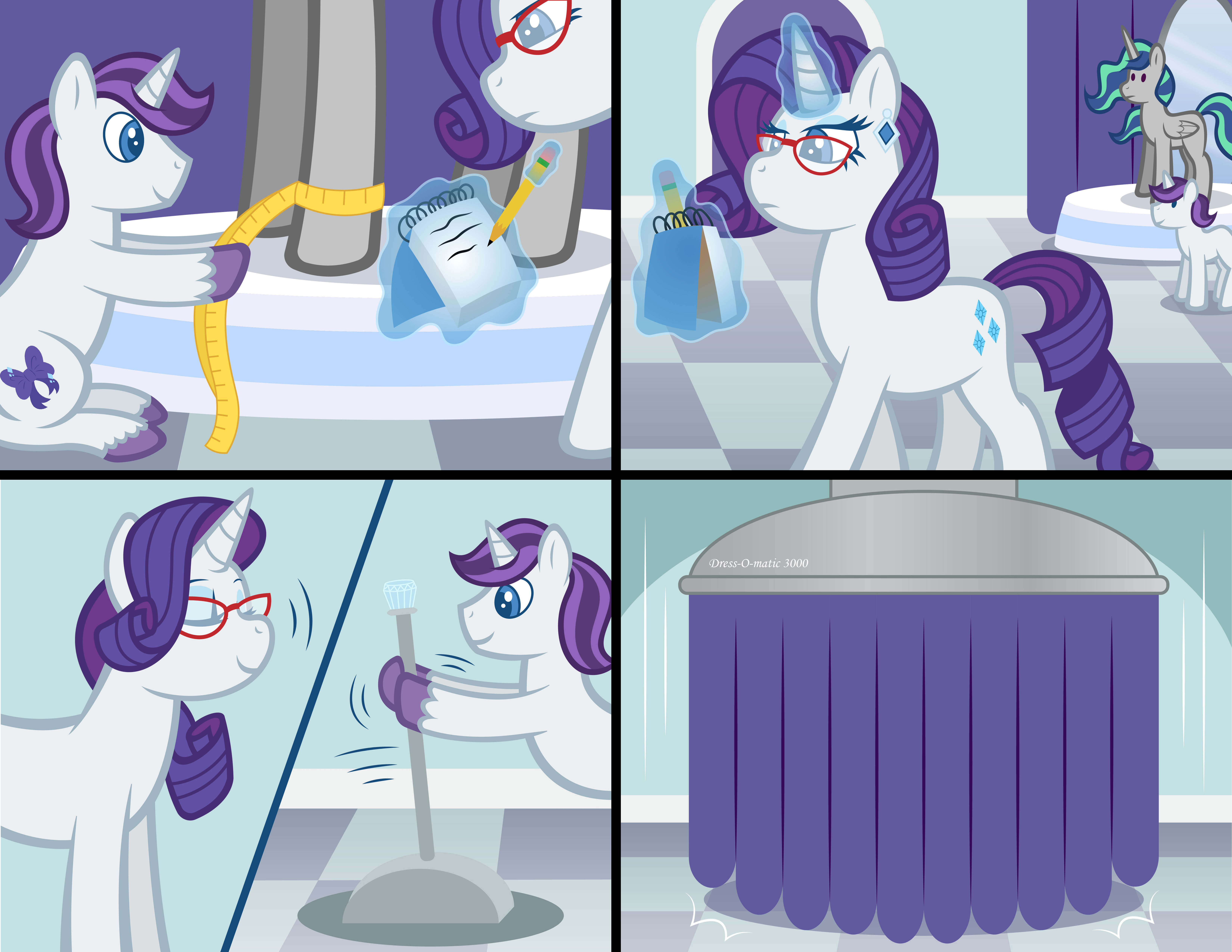 #3513157 - safe, artist:artisticwerks, rarity, oc, oc:light breeze, oc ...