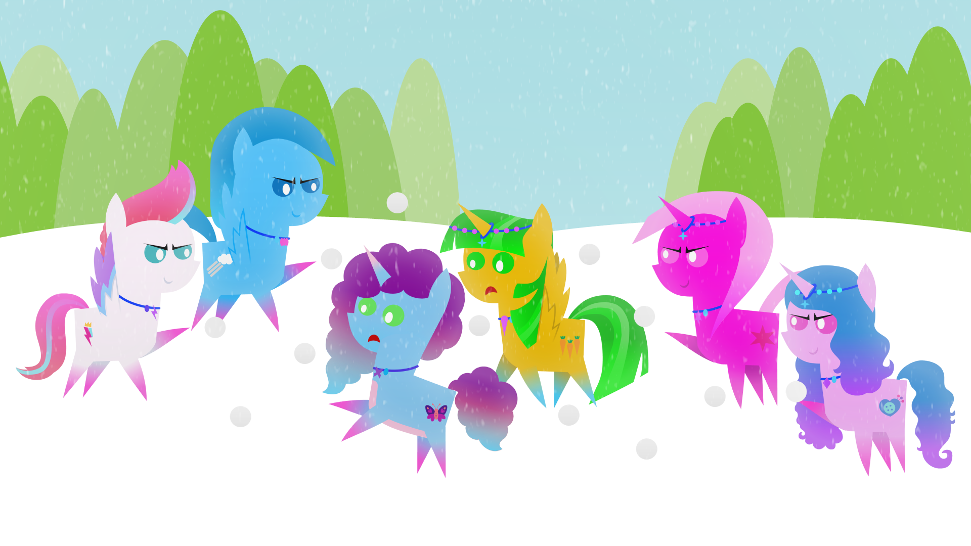 #3515242 - safe, izzy moonbow, misty brightdawn, zipp storm, oc, oc ...
