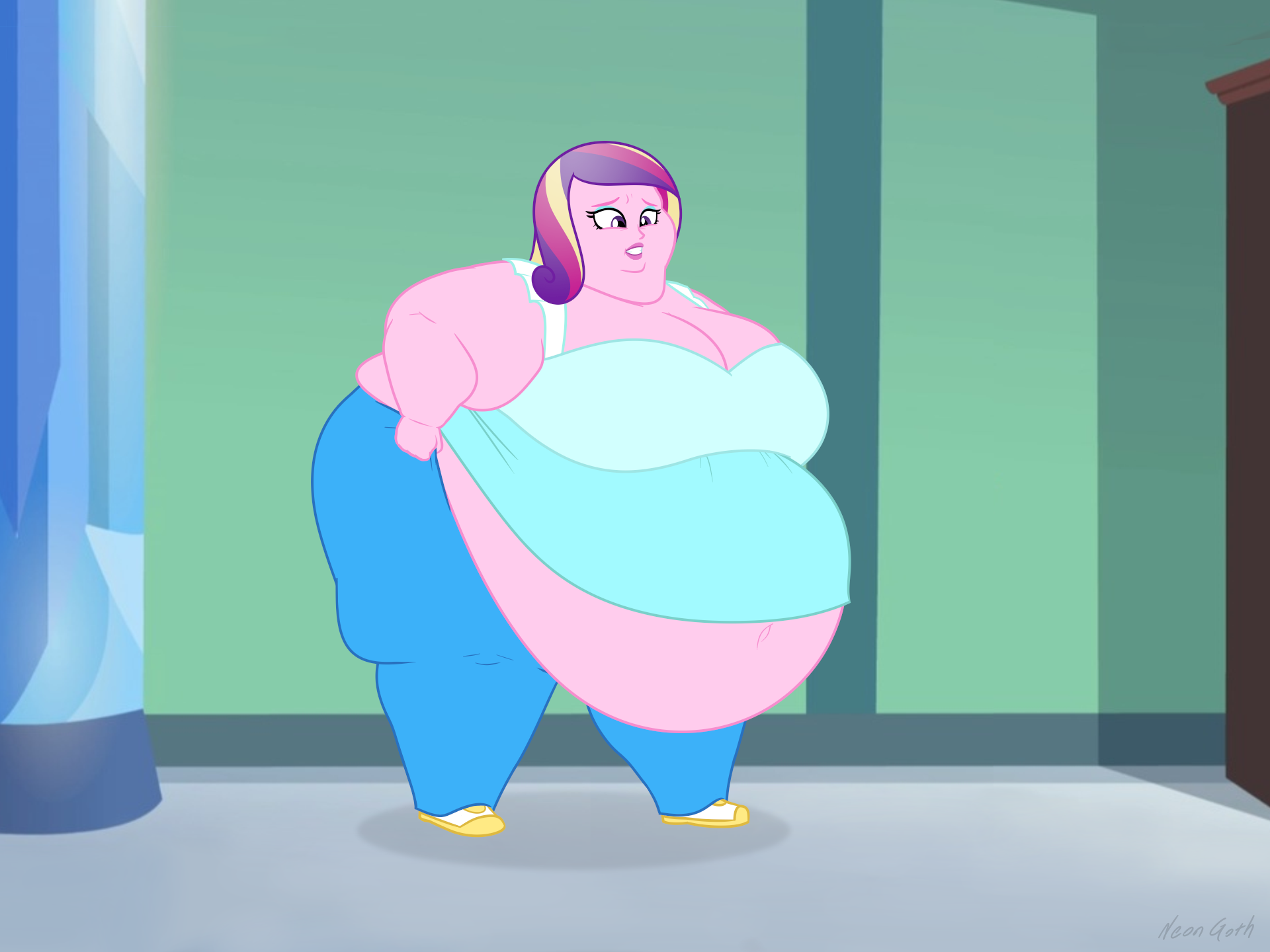 #3515963 - suggestive, artist:neongothic, dean cadance, princess ...