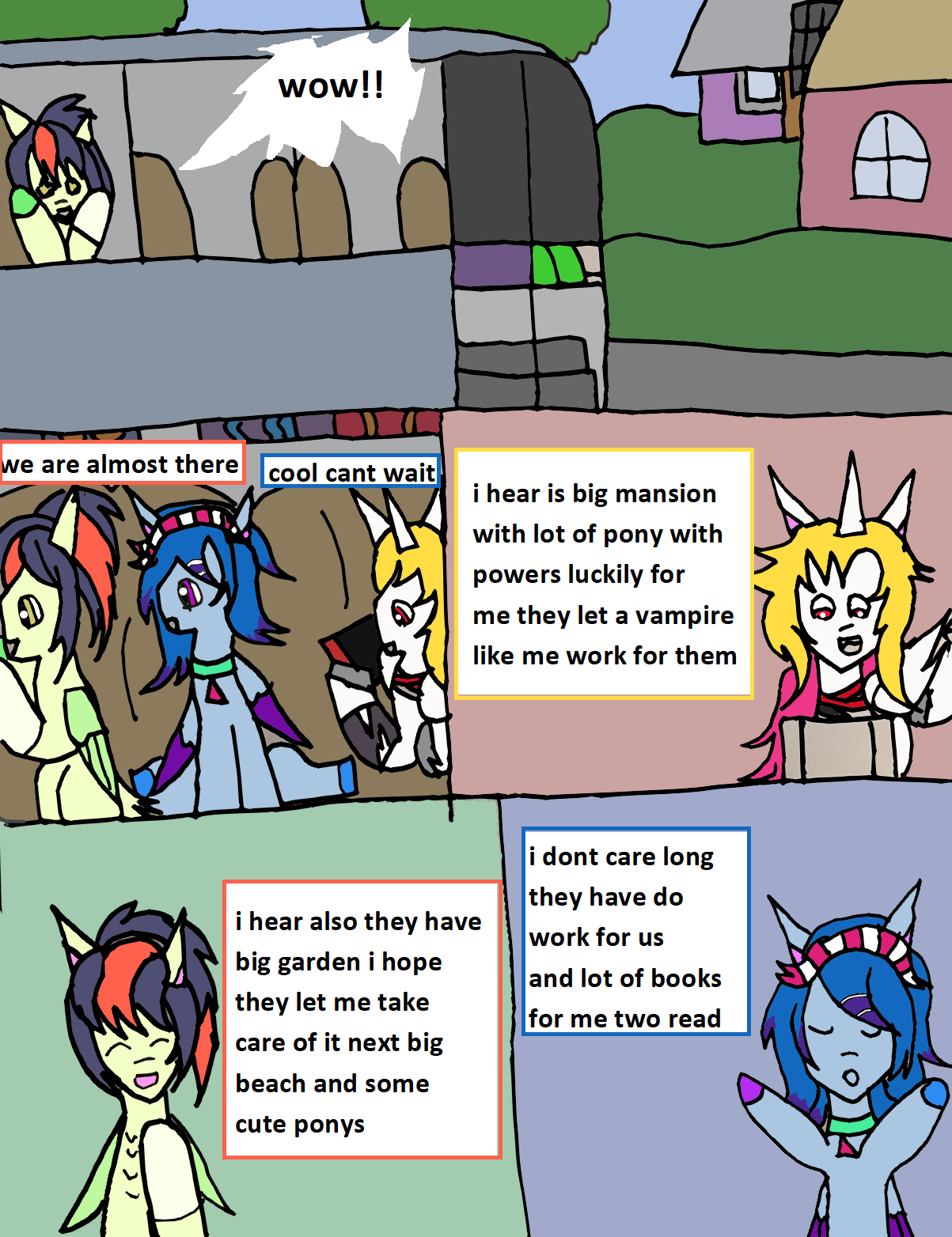 #3516329 - safe, artist:ask-luciavampire, oc, earth pony, pegasus, pony ...