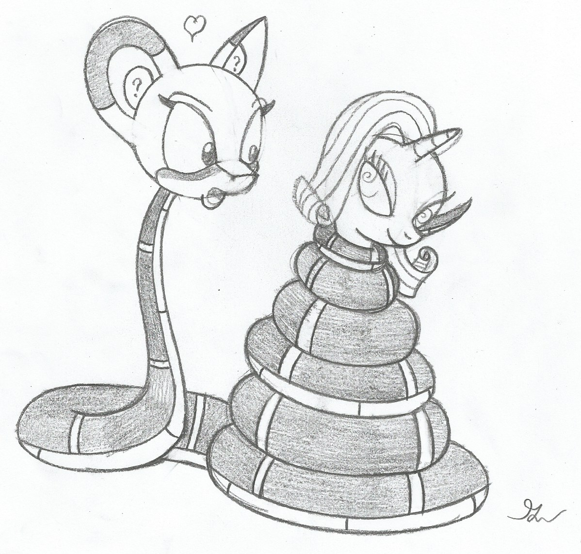 #3517087 - safe, artist:lol20, rarity, oc, oc:coral the cobra, cobra ...