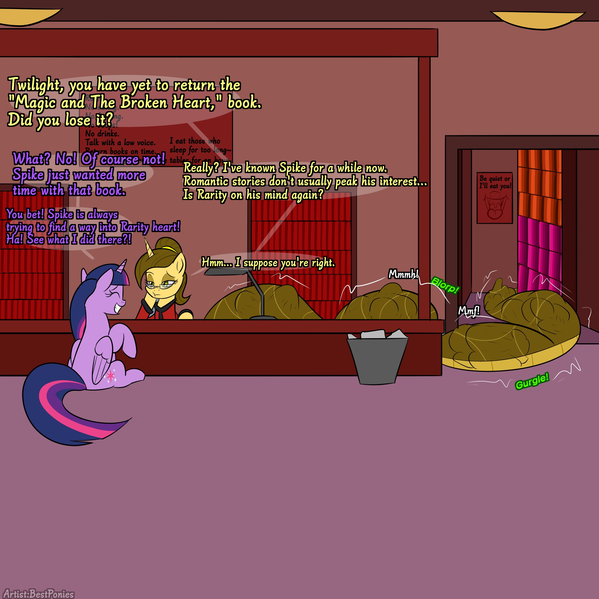 #3517322 - suggestive, artist:bestponies, twilight sparkle, oc, oc ...