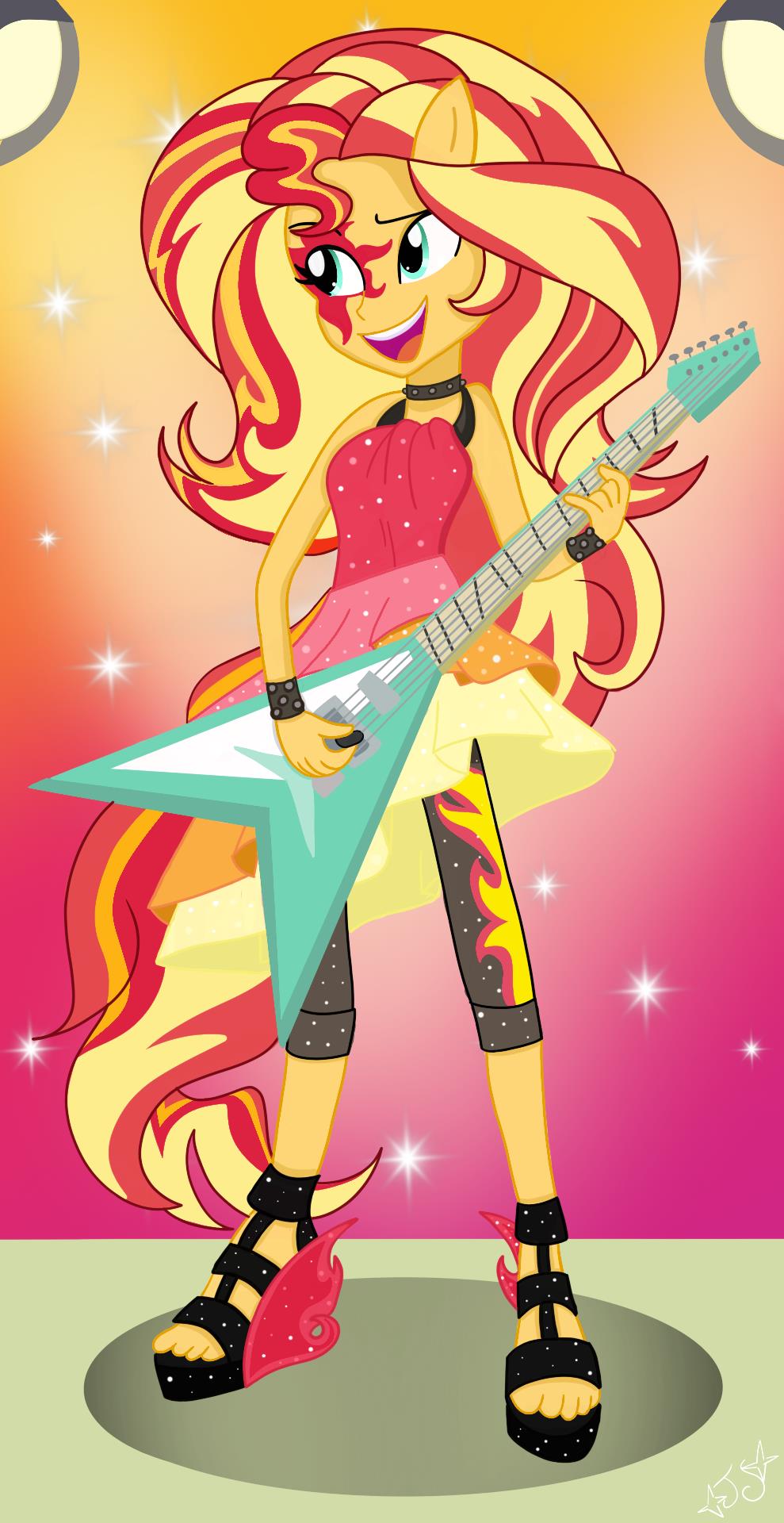 #3500968 - safe, artist:jenna56, sunset shimmer, human, equestria girls, g4, my little pony ...