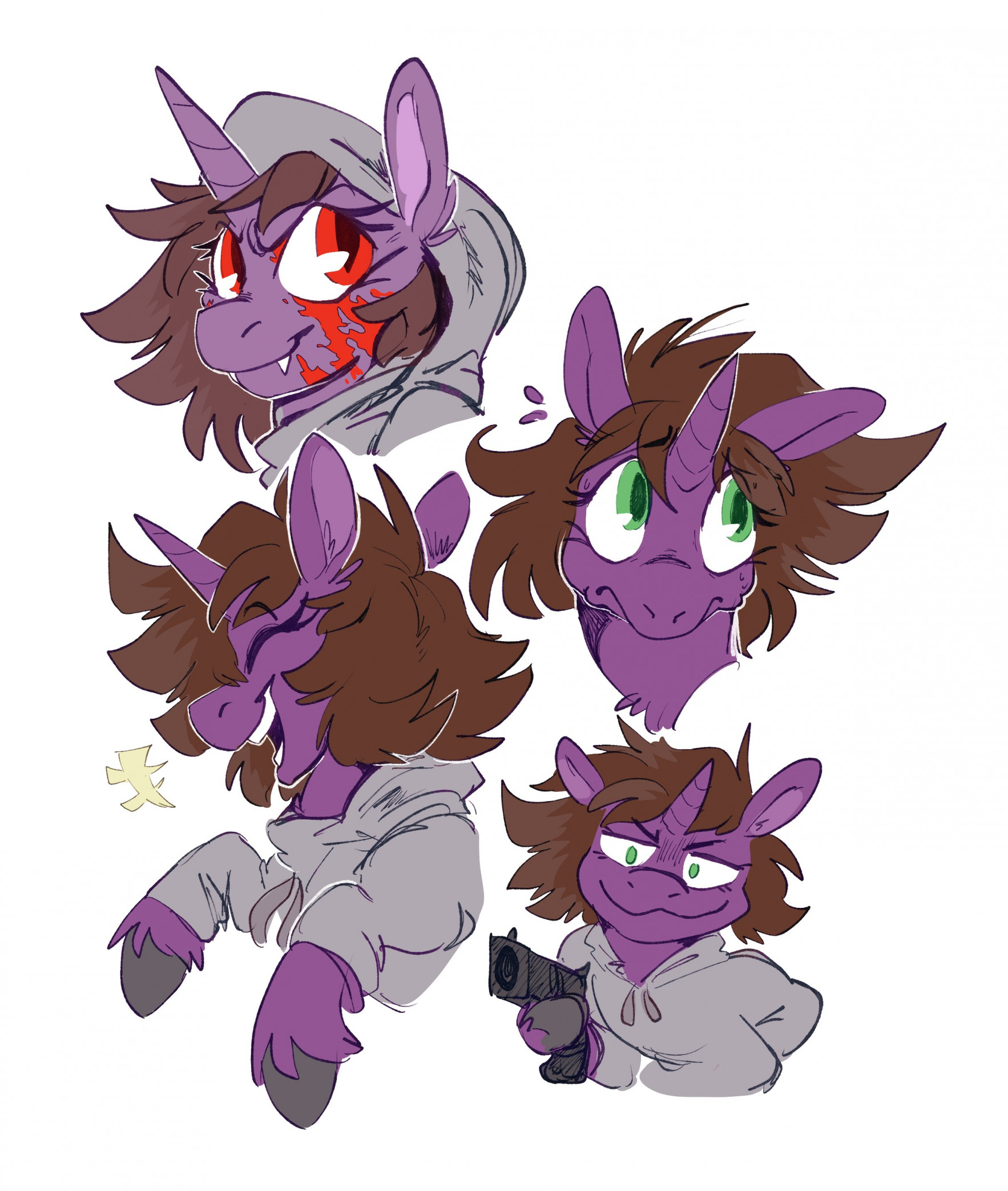 #3518059 - semi-grimdark, artist:hallowraith, oc, oc only, oc:brandy ...