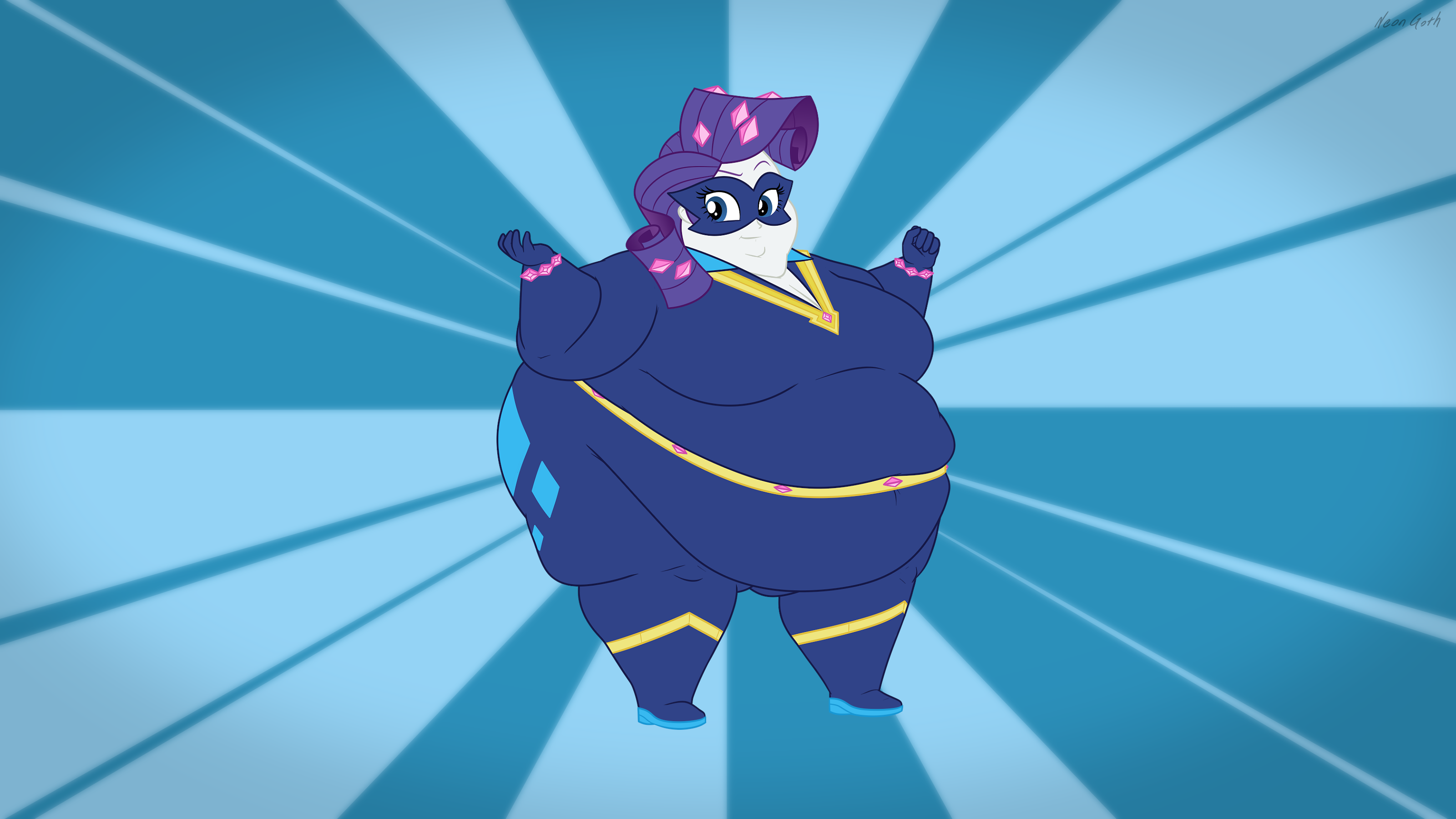 #3518072 - suggestive, artist:neongothic, radiance, rarity, human ...