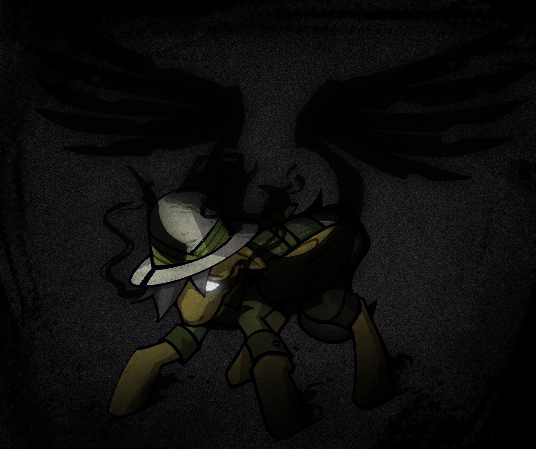 #3502146 - safe, artist:bunnyshrubby, daring do, pony of shadows ...
