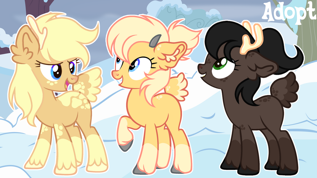 #3503874 - safe, artist:vi45, oc, oc only, deer, reindeer, female - Derpibooru