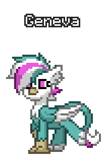#3504795 - safe, artist:veprem, oc, oc:geneva, griffon, pony town ...