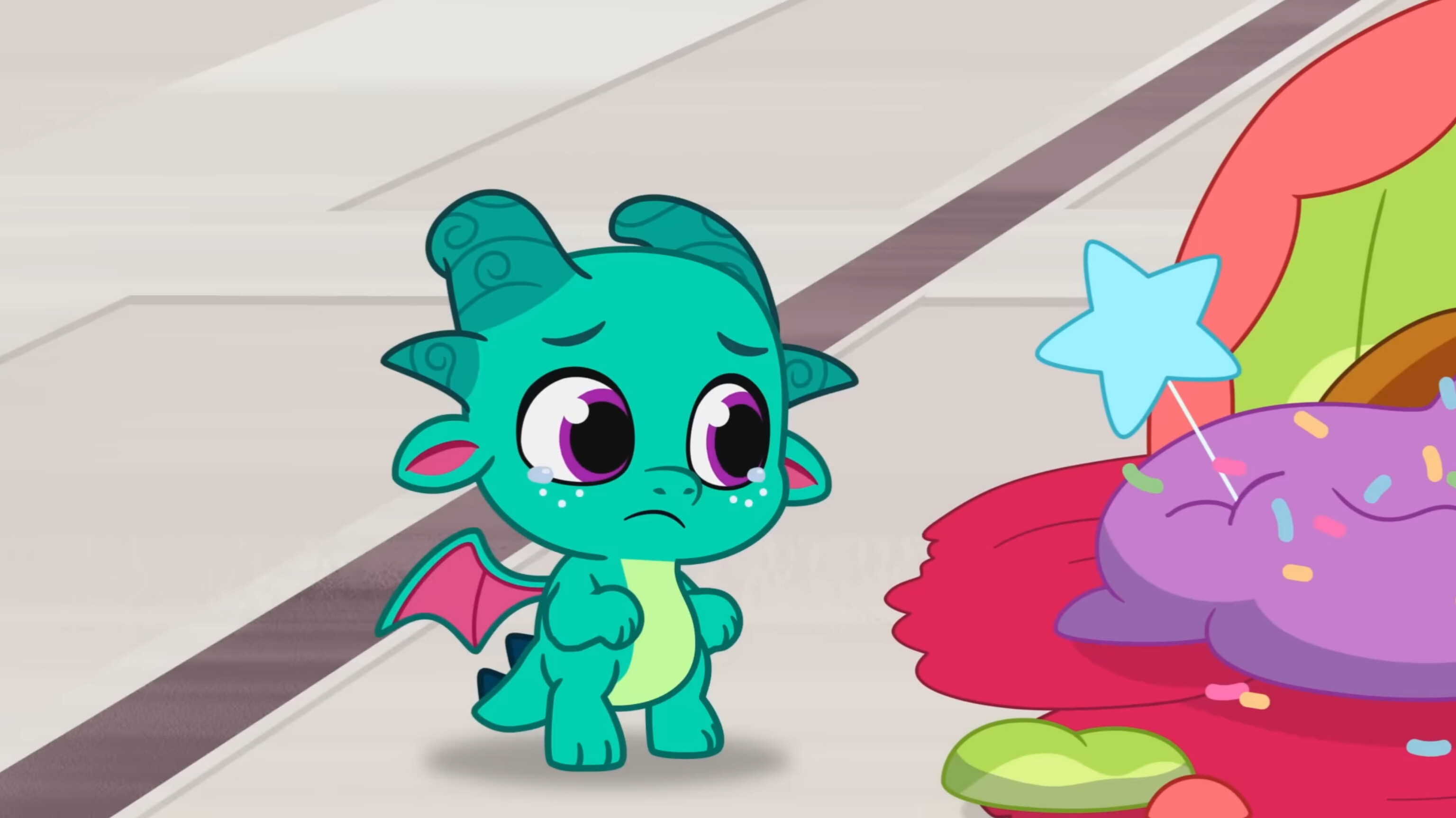 #3291983 - safe, screencap, sparky sparkeroni, dragon, cake dragon, g5 ...