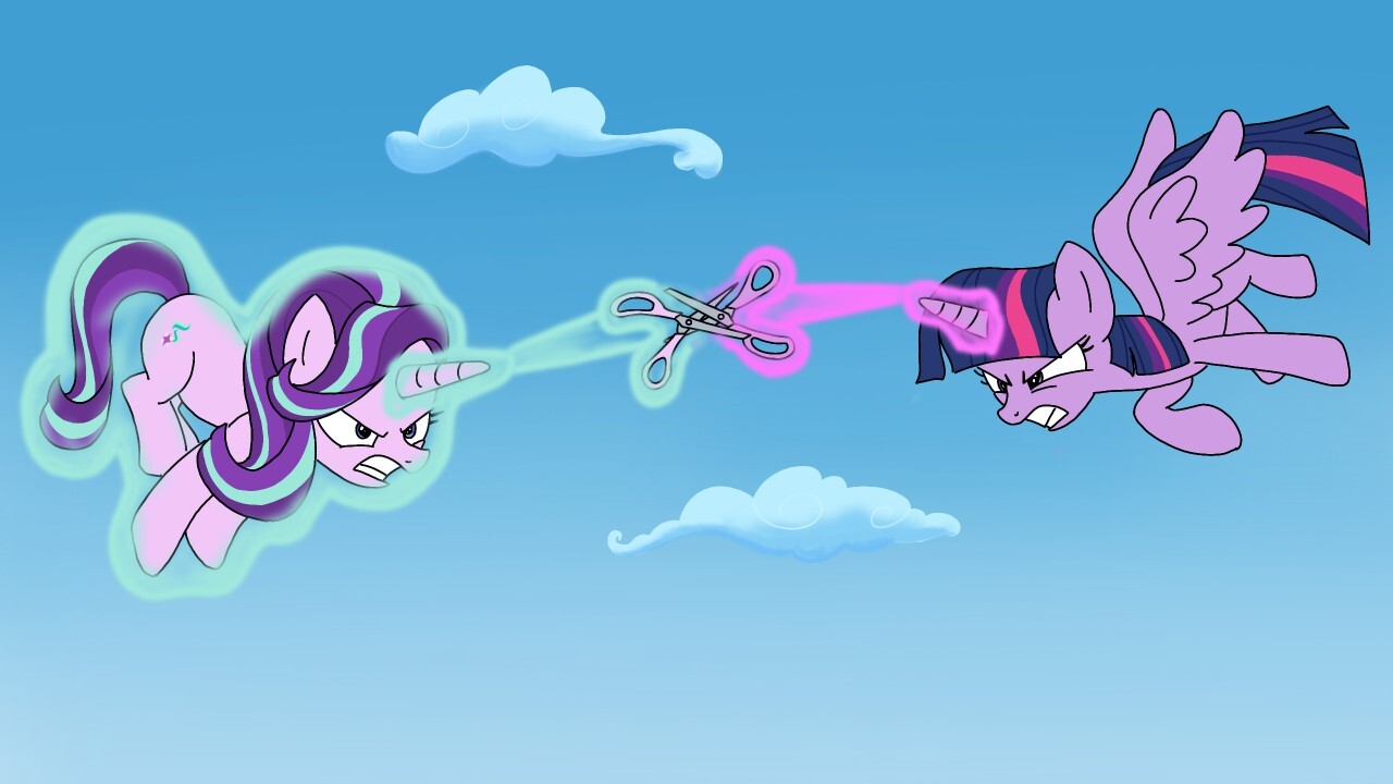 #3299570 - safe, anonymous artist, starlight glimmer, twilight sparkle ...