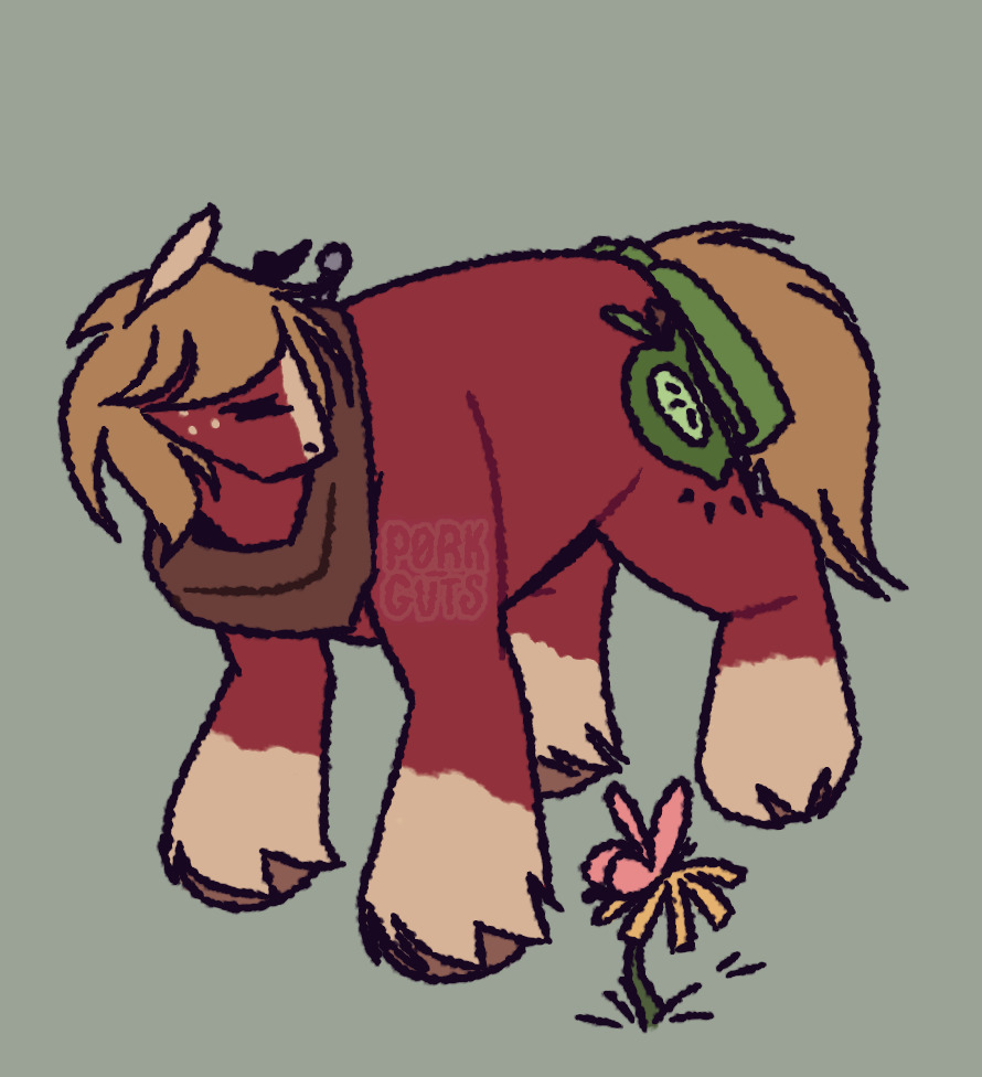 #3299670 - safe, artist:p0rk-guts, big macintosh, butterfly, earth pony ...