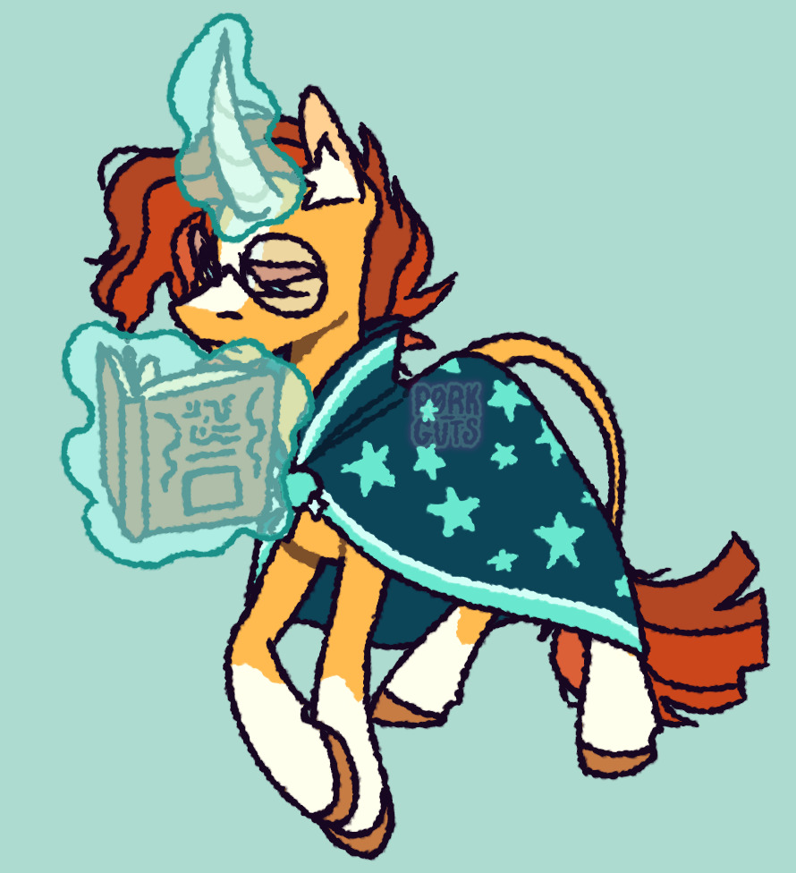 #3299674 - safe, artist:p0rk-guts, sunburst, pony, unicorn, g4 ...