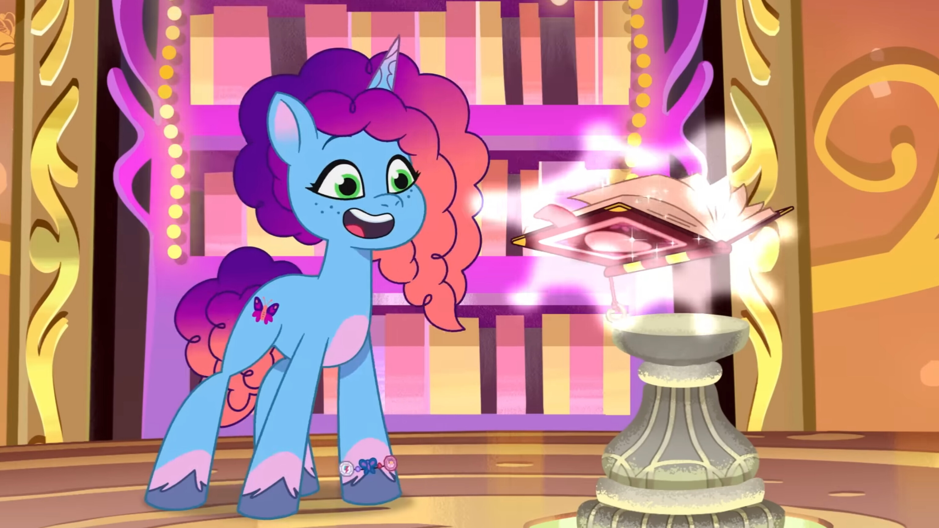 #3301425 - safe, screencap, misty brightdawn, pony, unicorn, g5, misty-rious new room, my little ...