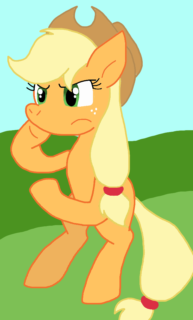#3302650 - safe, artist:cmara, applejack, earth pony, pony, g4 ...