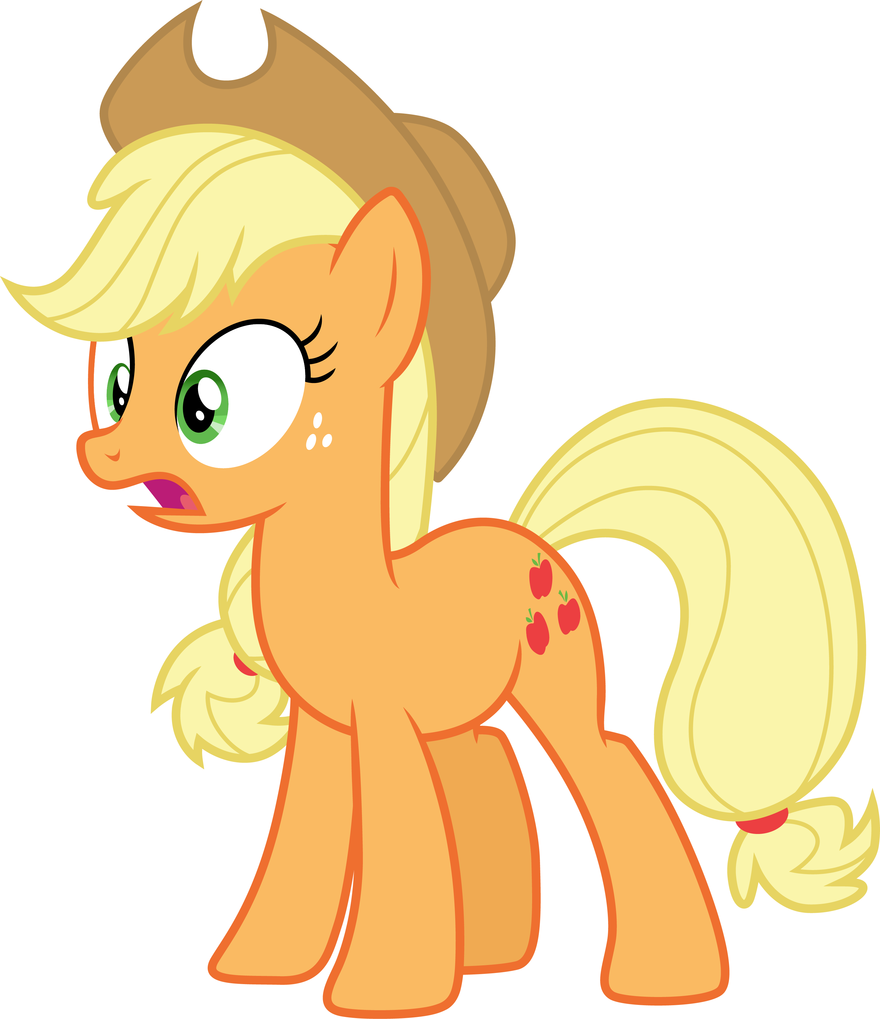#3303166 - safe, artist:cloudy glow, applejack, earth pony, pony, fake ...
