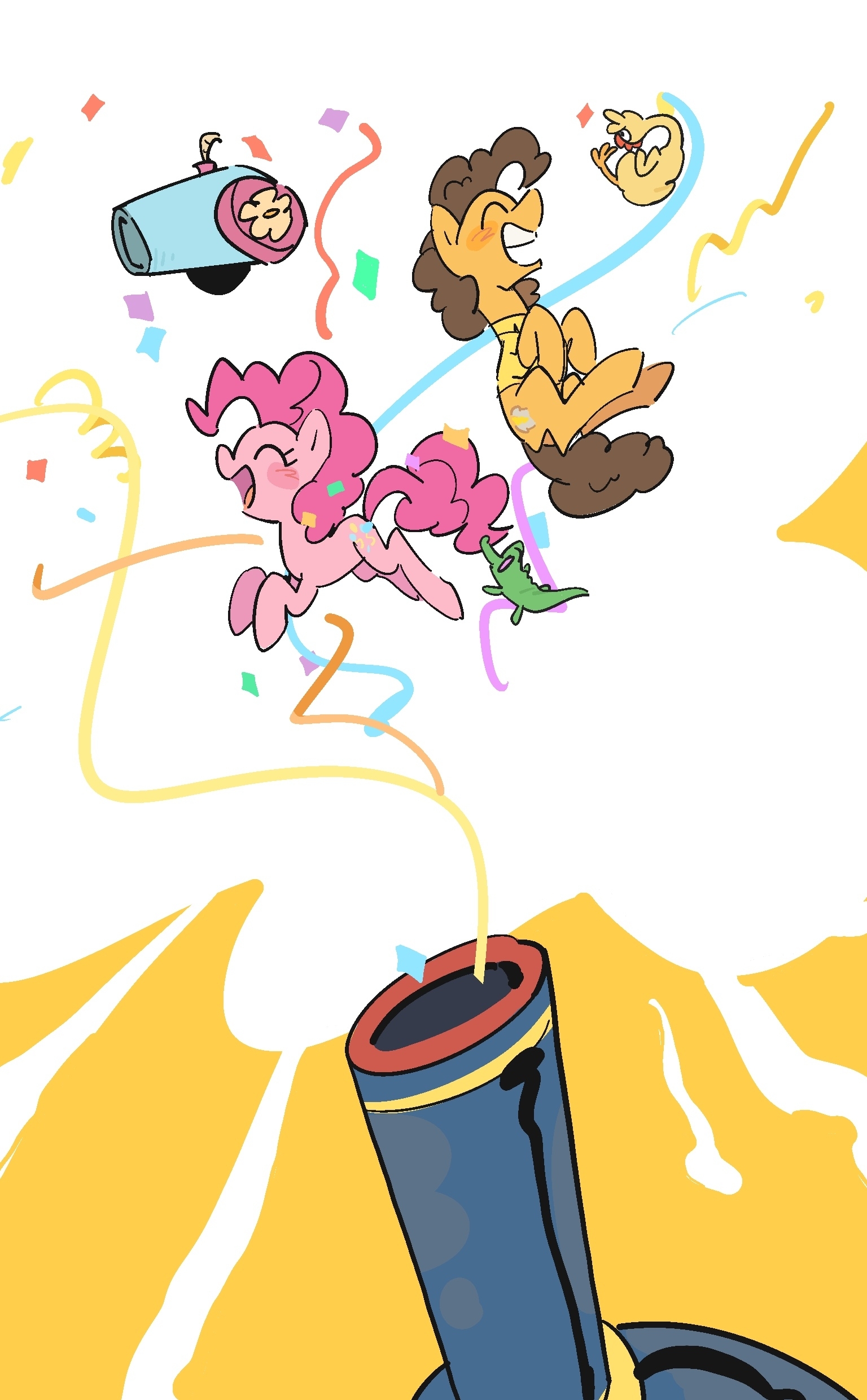 #3305227 - safe, artist:xiaowangzidemianyang, cheese sandwich, pinkie ...