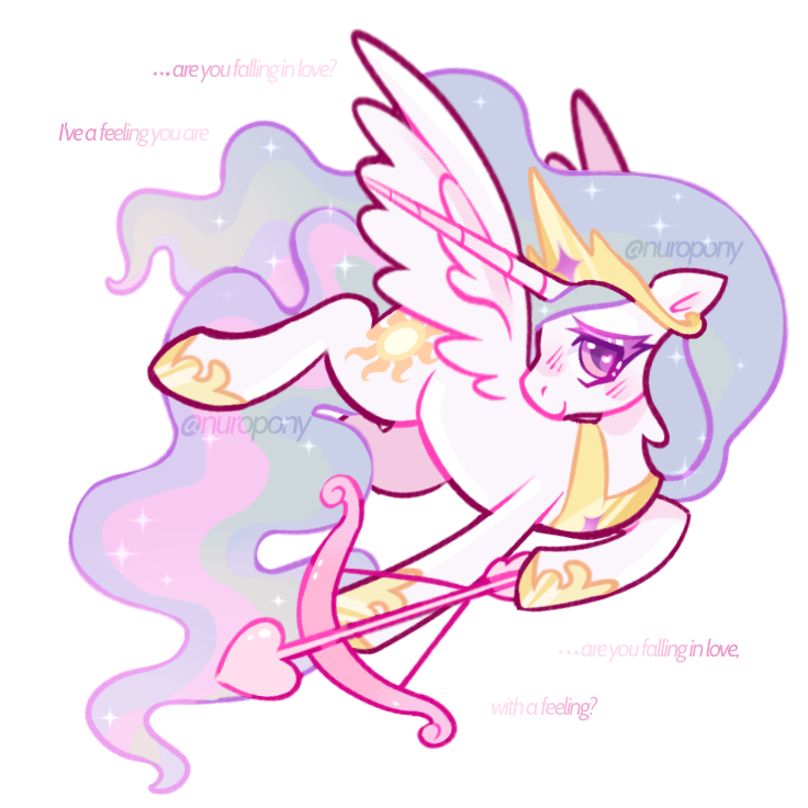 #3292633 - safe, princess celestia, alicorn, cupid, holiday, jewelry ...