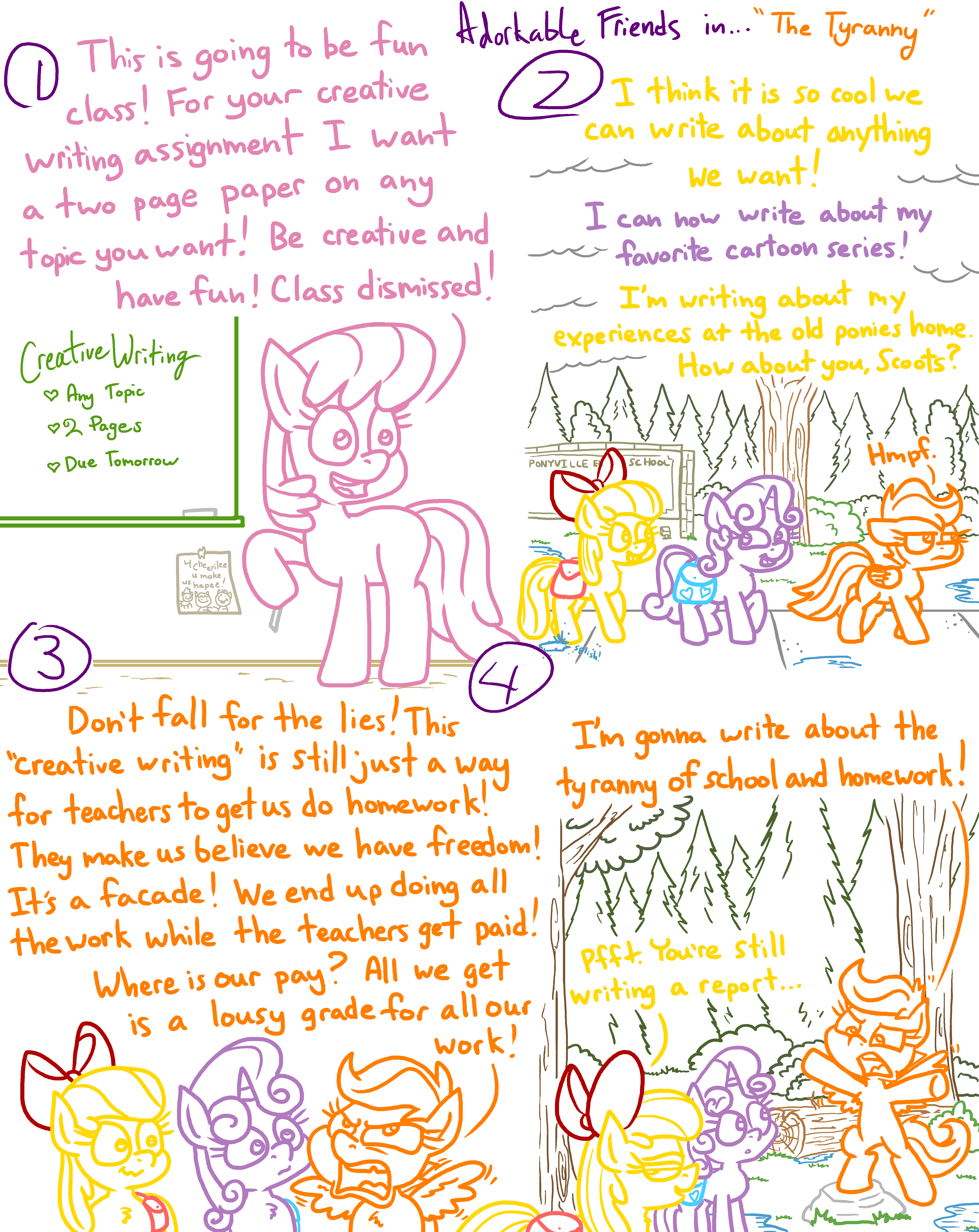 #3306020 - safe, artist:adorkabletwilightandfriends, apple bloom ...