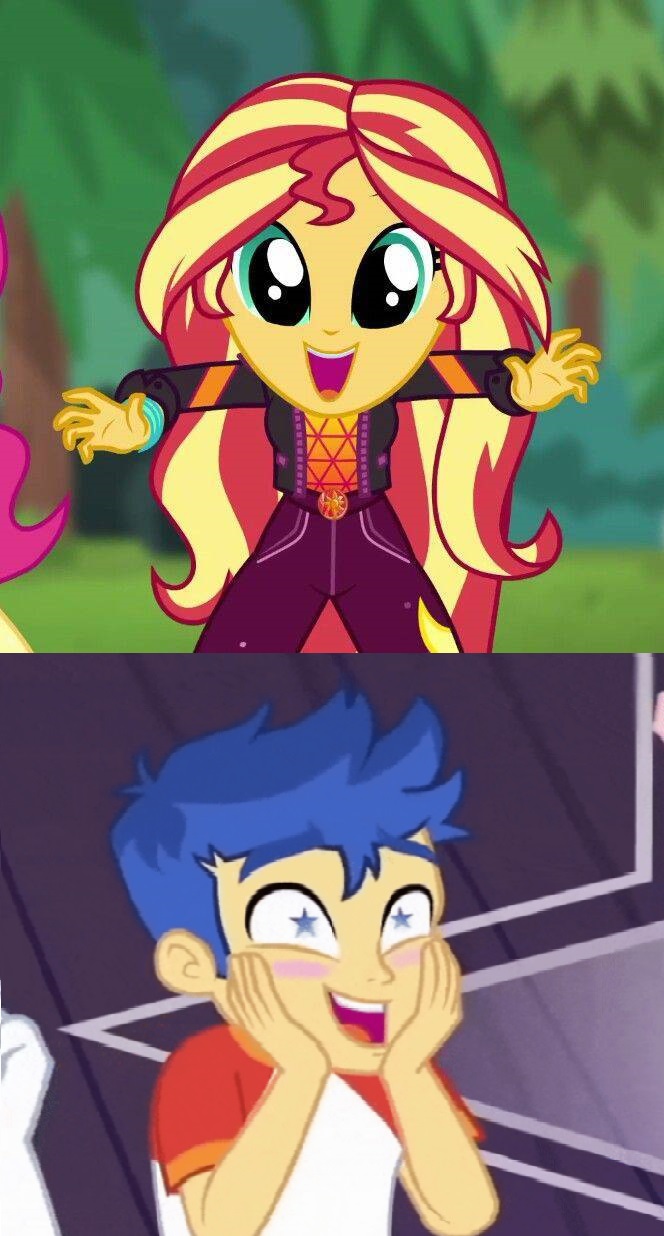 #3308231 - safe, artist:mlpfan3991, bulk biceps, flash sentry, pinkie ...