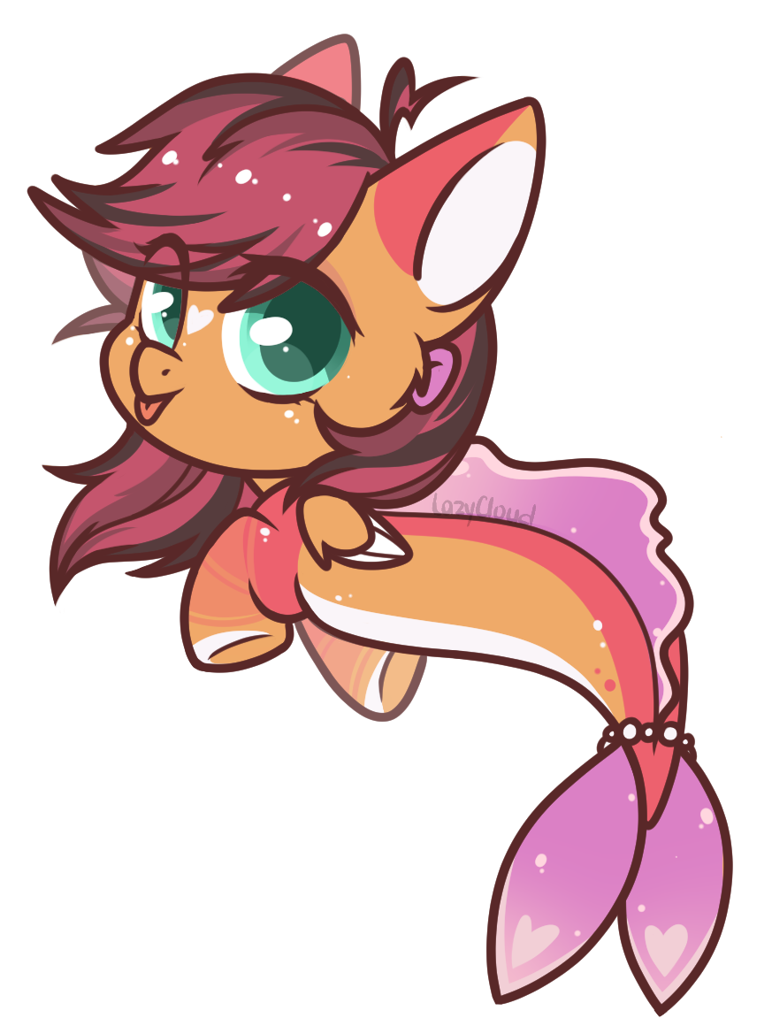 #3308914 - safe, artist:cloud-fly, oc, oc only, oc:amo, seapony (g4 ...