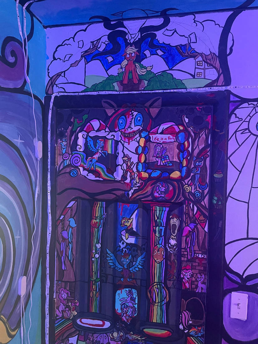 #3311963 - semi-grimdark, artist:abinatorholmes, pinkie pie, oc, oc ...