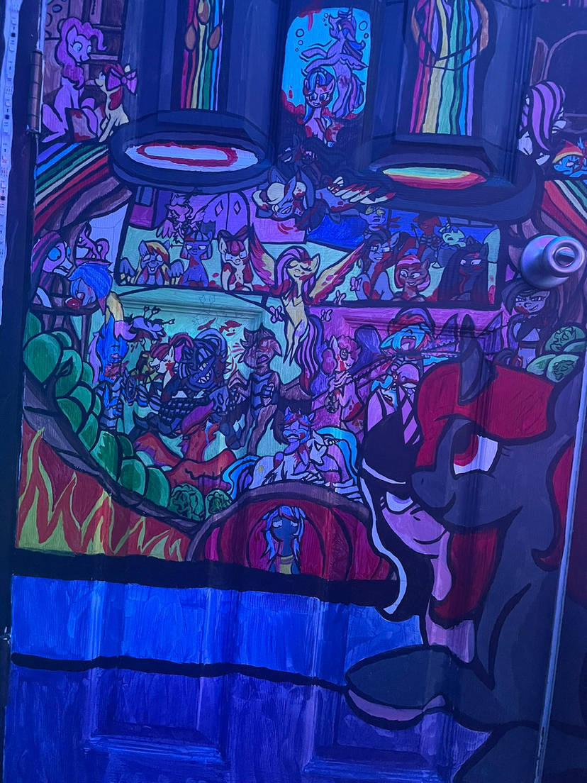 #3311977 - semi-grimdark, artist:abinatorholmes, oc, oc:candymare, oc ...