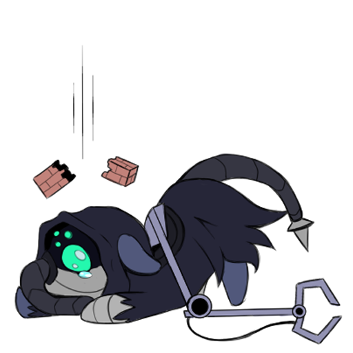 #3312581 - safe, artist:_candypone_, oc, oc only, oc:gear works, cyborg ...