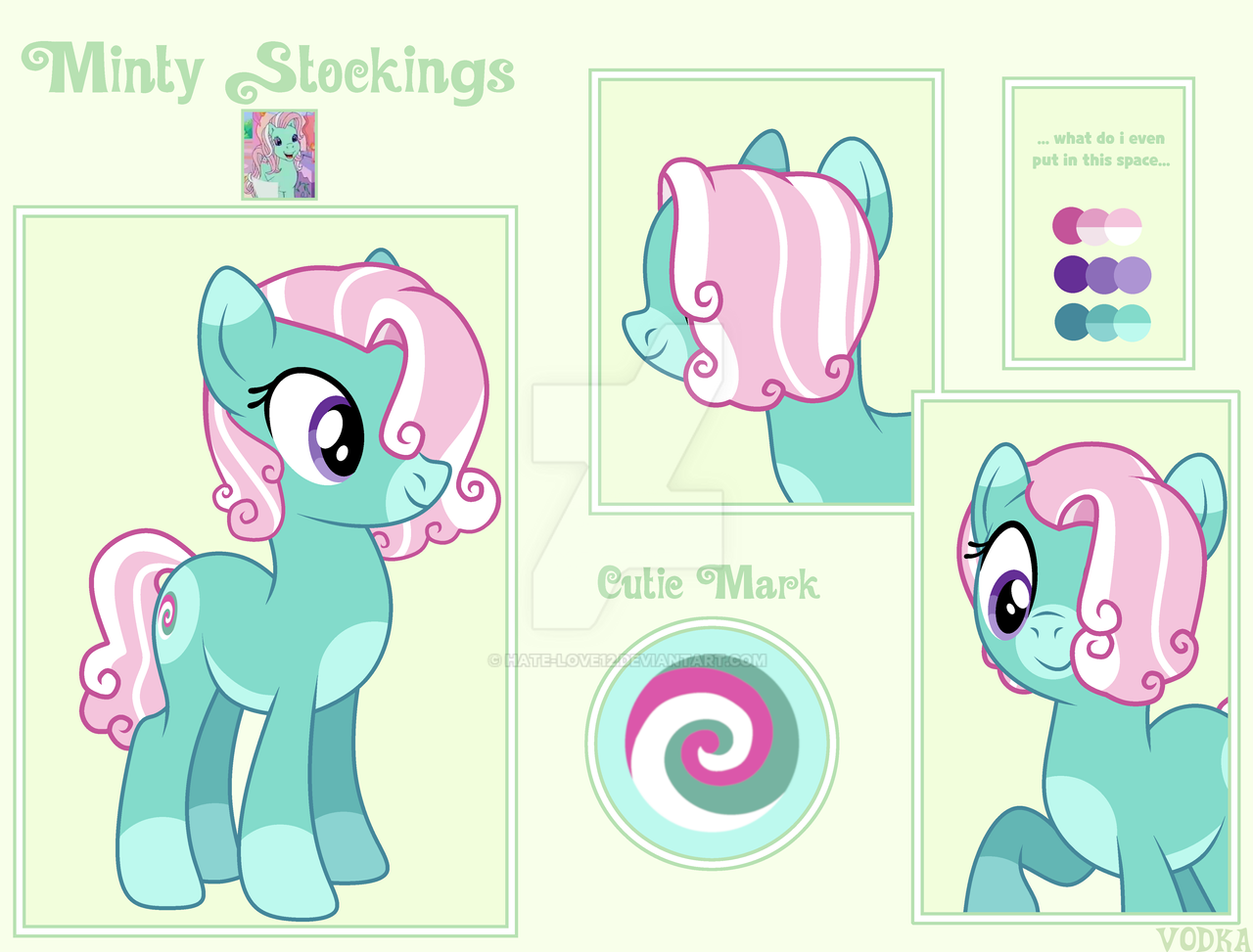 #3312785 - safe, artist:hate-love12, minty, pony, g3, g5, deviantart ...