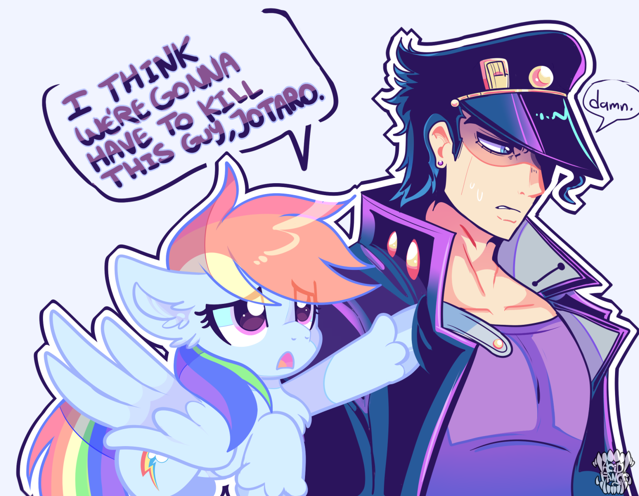 #3293157 - safe, artist:acid-fangs, rainbow dash, human, pegasus, g4 ...