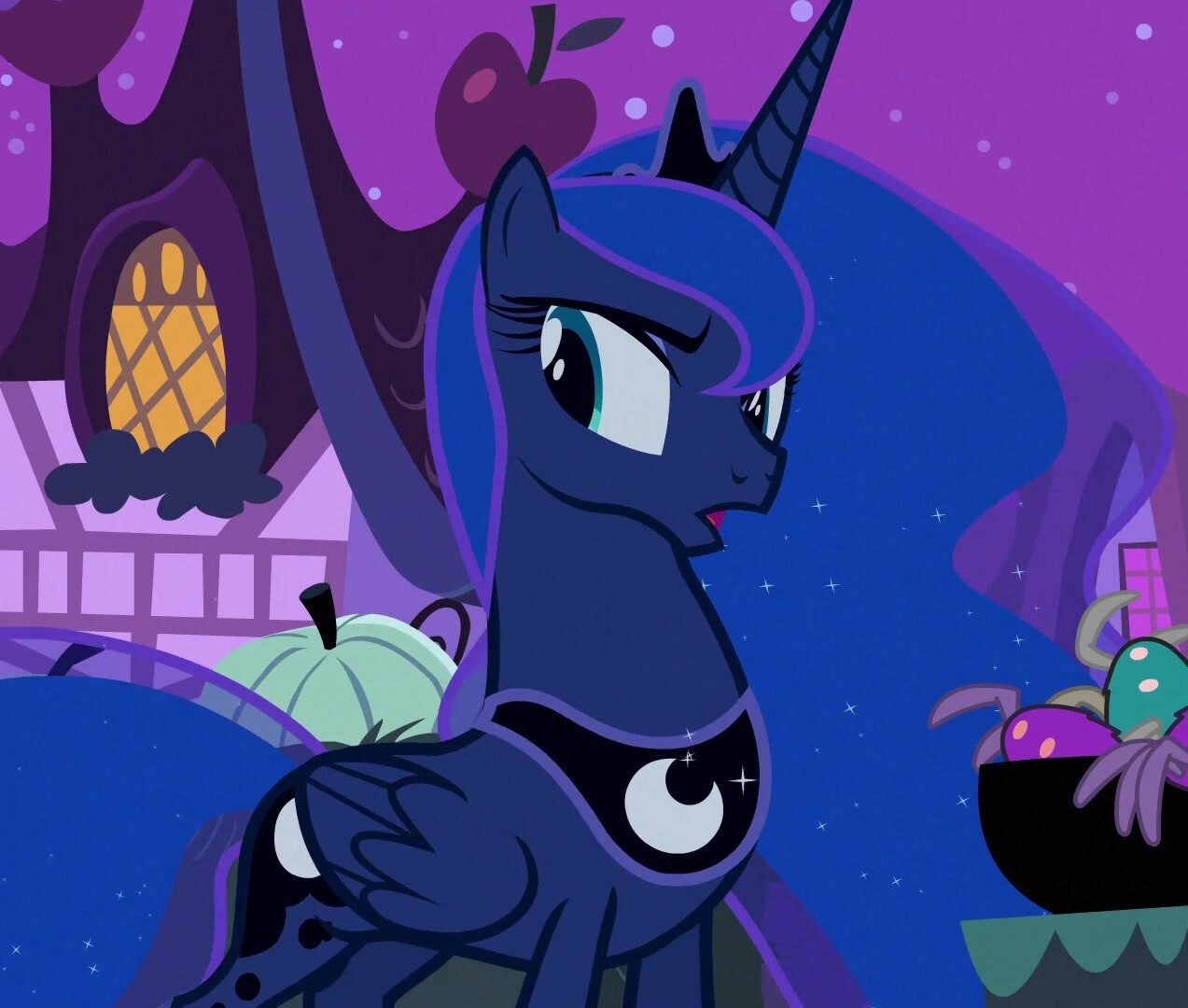 #3293220 - safe, screencap, princess luna, alicorn, pony, g4, luna ...