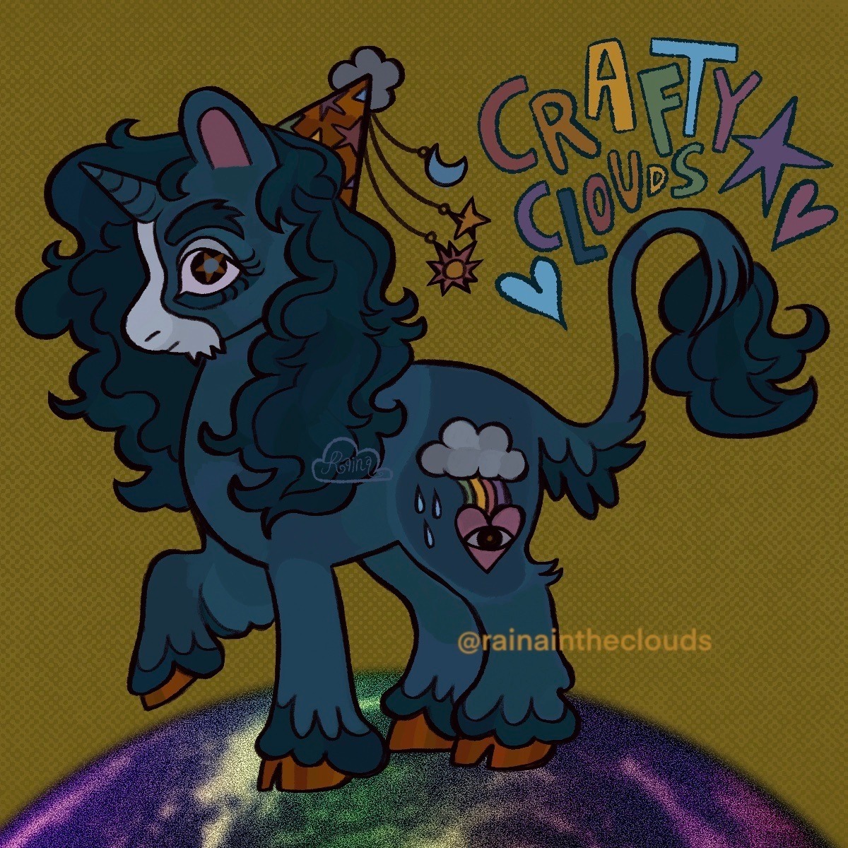 #3294680 - safe, artist:rainaintheclouds, oc, oc only, pony, unicorn, coat markings, colored ...
