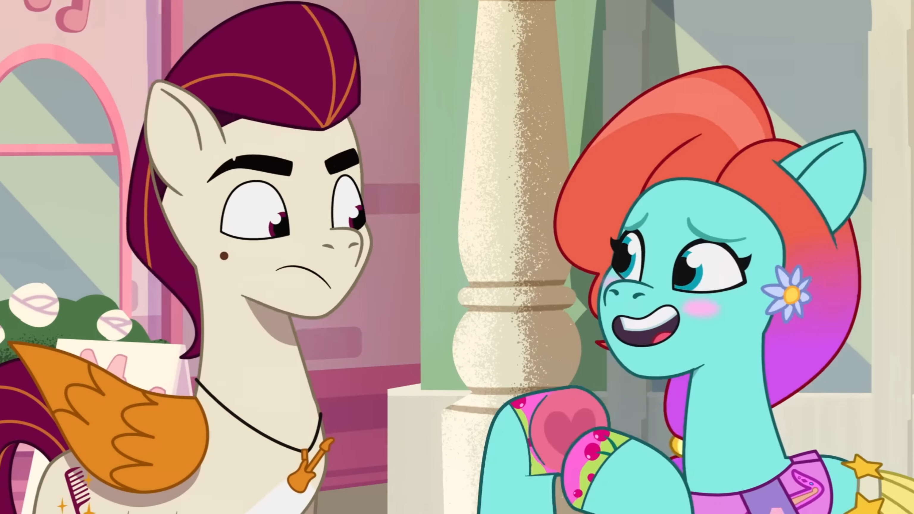 #3295250 - safe, screencap, jazz hooves, rocky riff, earth pony ...