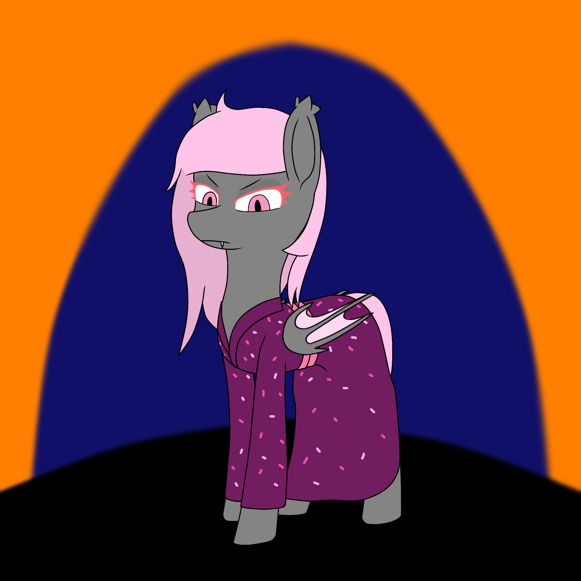 #3295561 - safe, oc, oc:落桜, bat pony, pony, bat pony oc, clothes ...