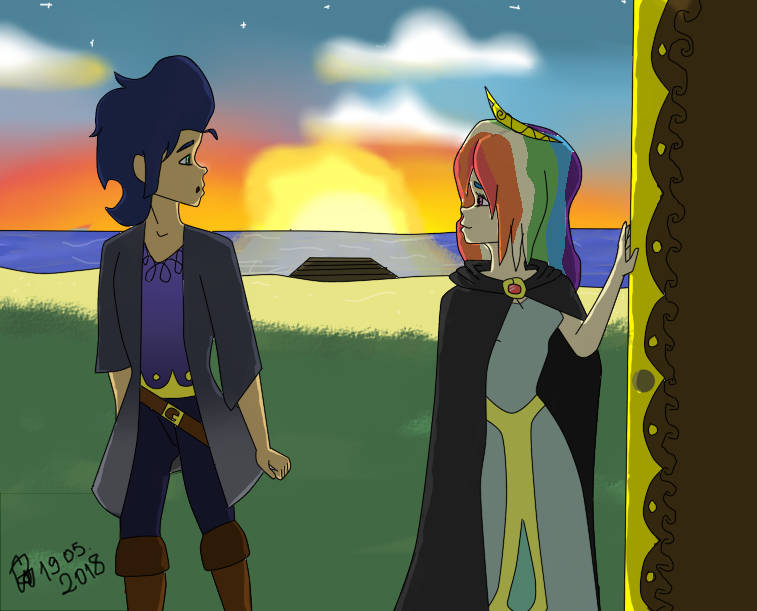 #3296488 - safe, artist:rifle0508, rainbow dash, soarin', human, g4 ...