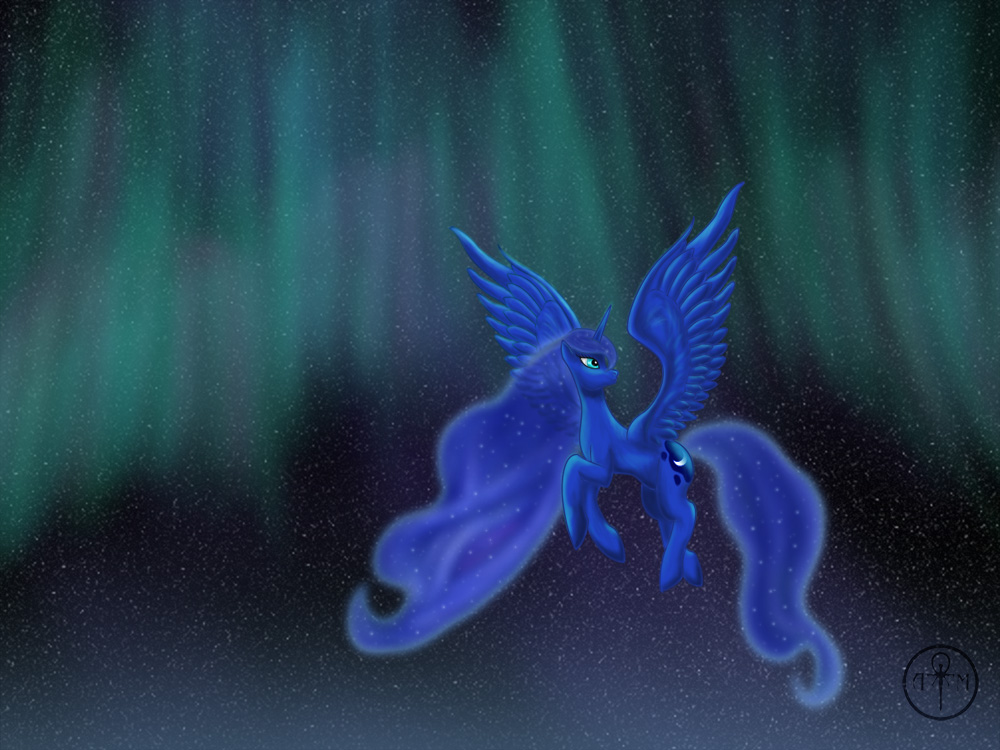 #3297648 - safe, artist:adalbertus, princess luna, alicorn, pony, g4 ...
