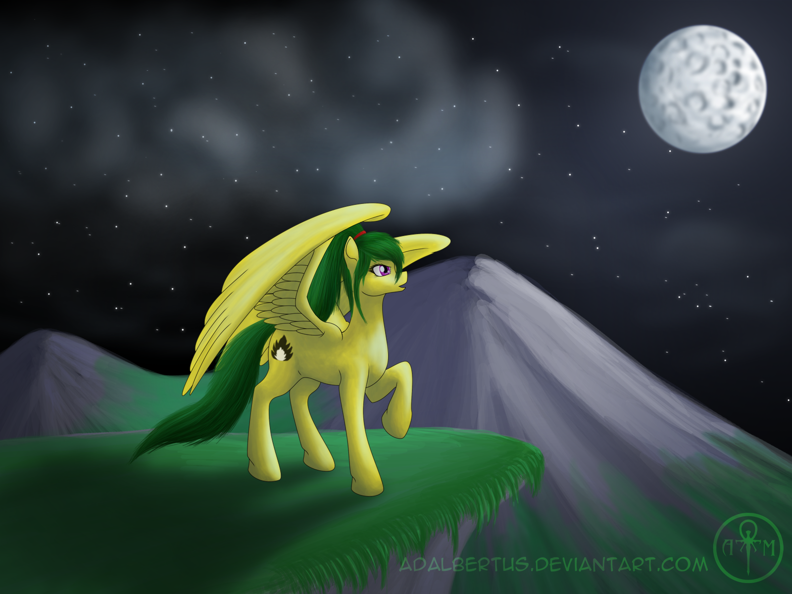 #3297670 - safe, artist:adalbertus, oc, oc only, oc:blackfire, pegasus ...