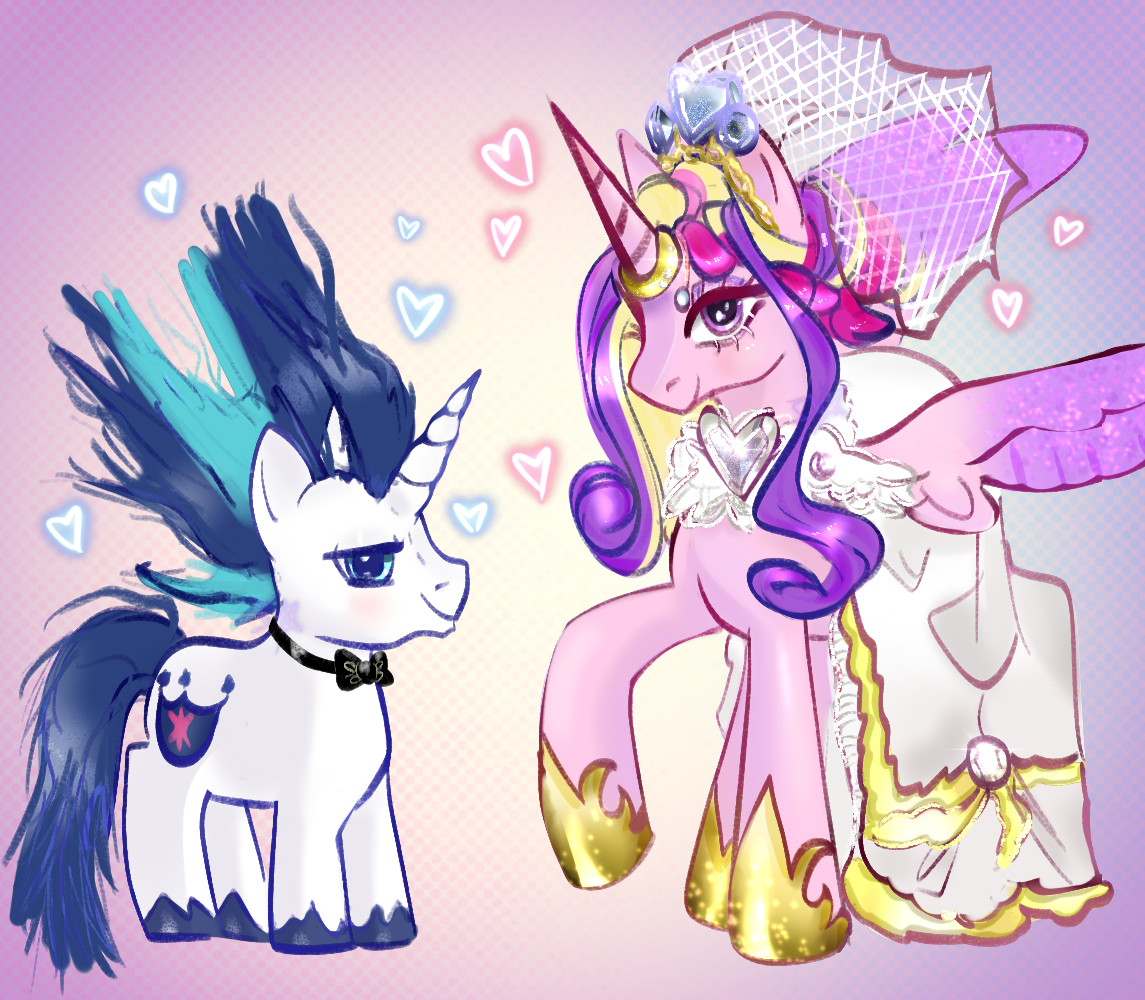 #3319317 - safe, artist:incapacitatedvixen, princess cadance, shining ...