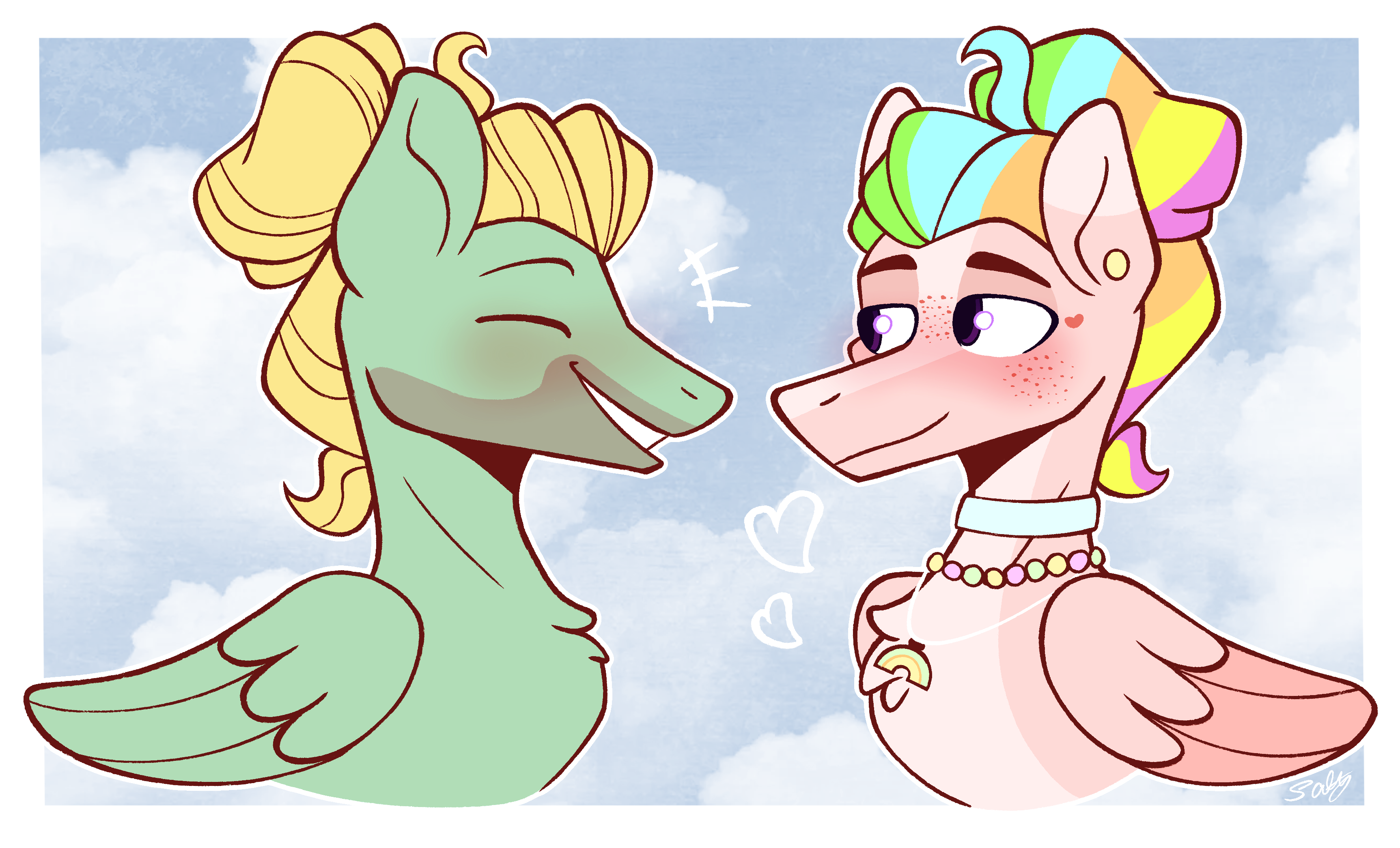 #3321996 - safe, artist:saltyspittoon, zephyr breeze, oc, oc:tropical ...