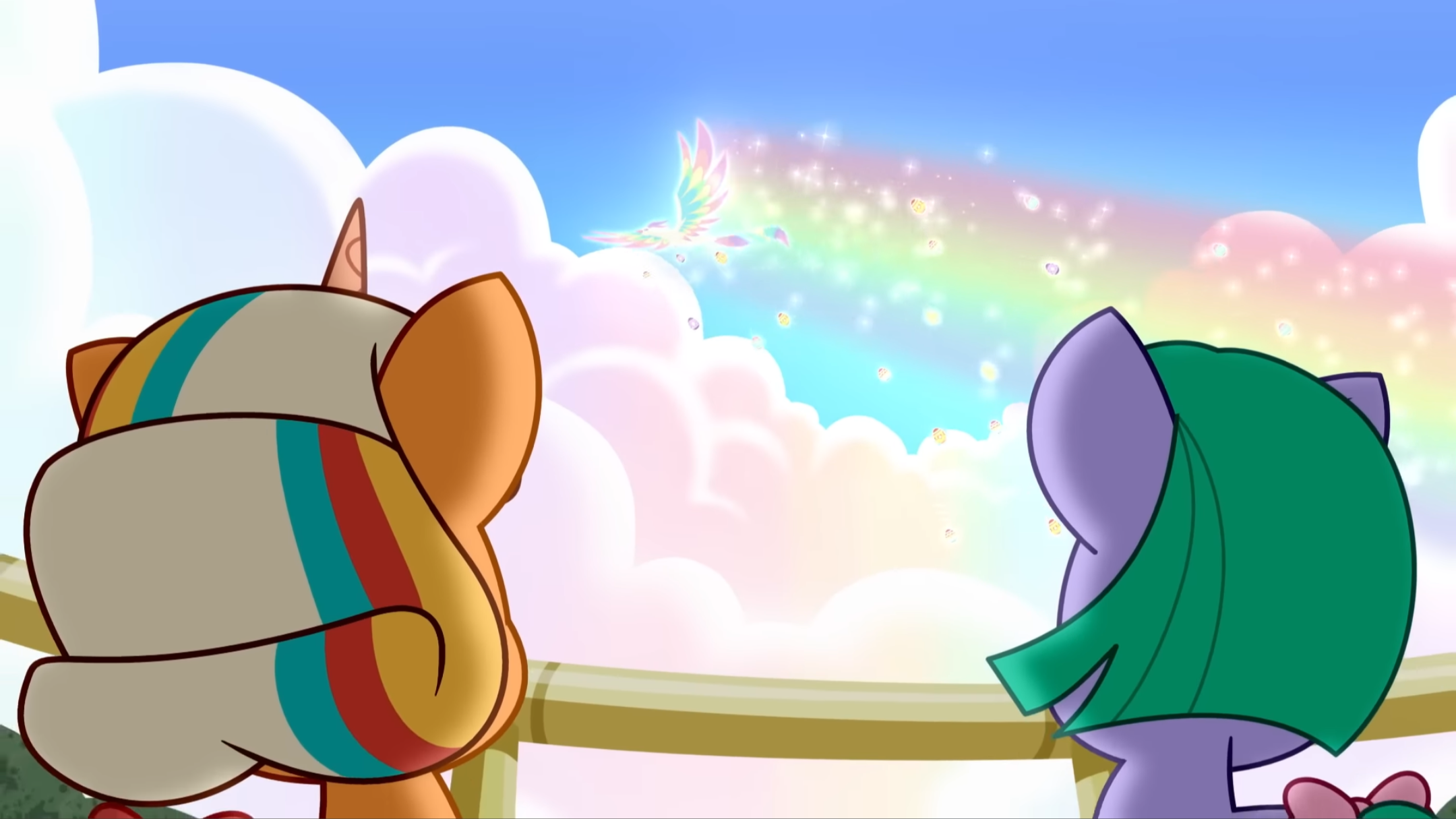 #3325167 - safe, screencap, peach fizz, seashell (g5), bird, earth pony ...