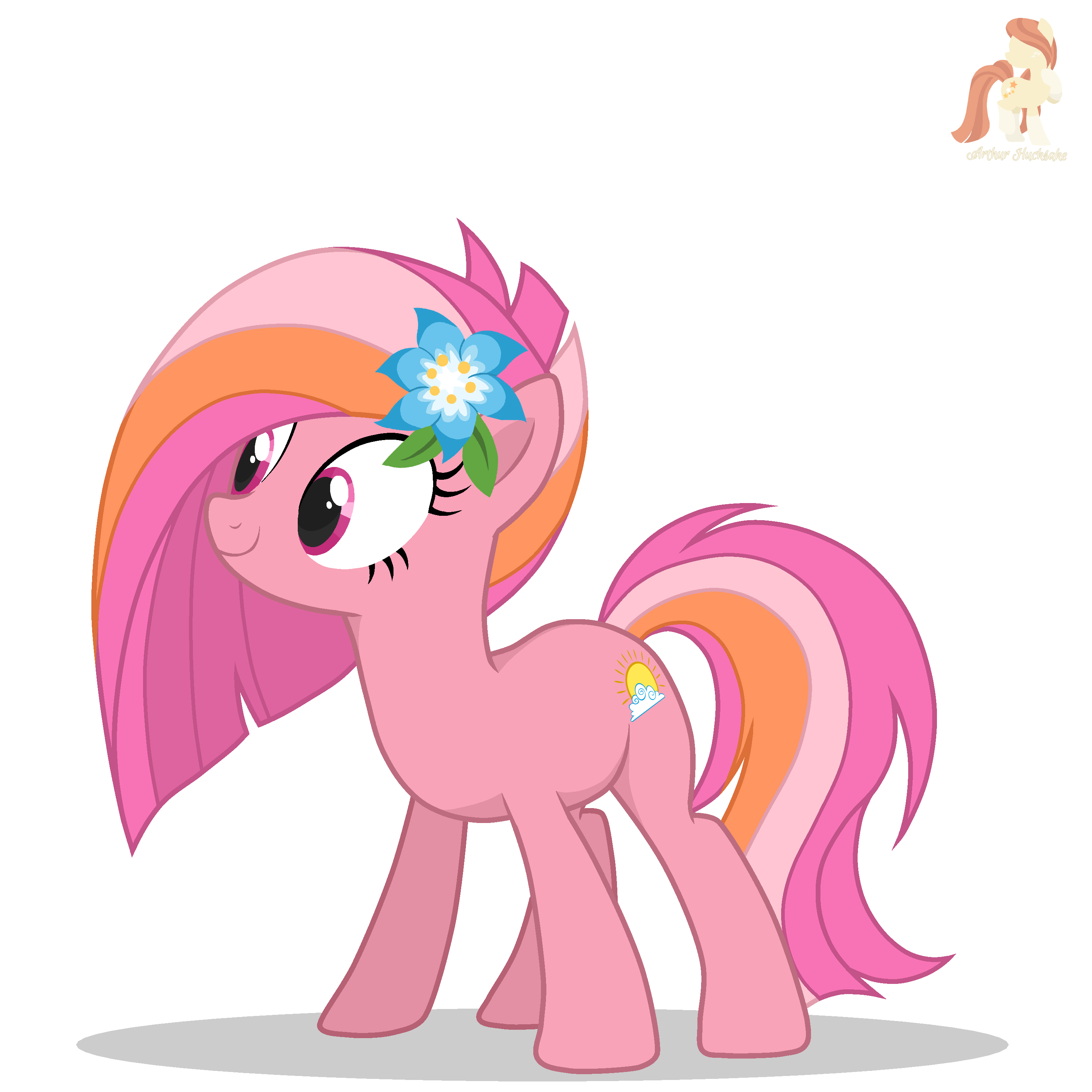 #3314508 - safe, artist:r4hucksake, oc, oc:meadow sunrise, earth pony ...