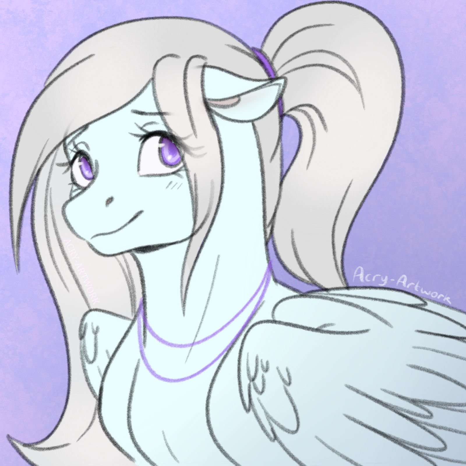 #3332919 - safe, artist:acry-artwork, oc, oc only, oc:snowflake breeze, pegasus, pony, pegasus ...