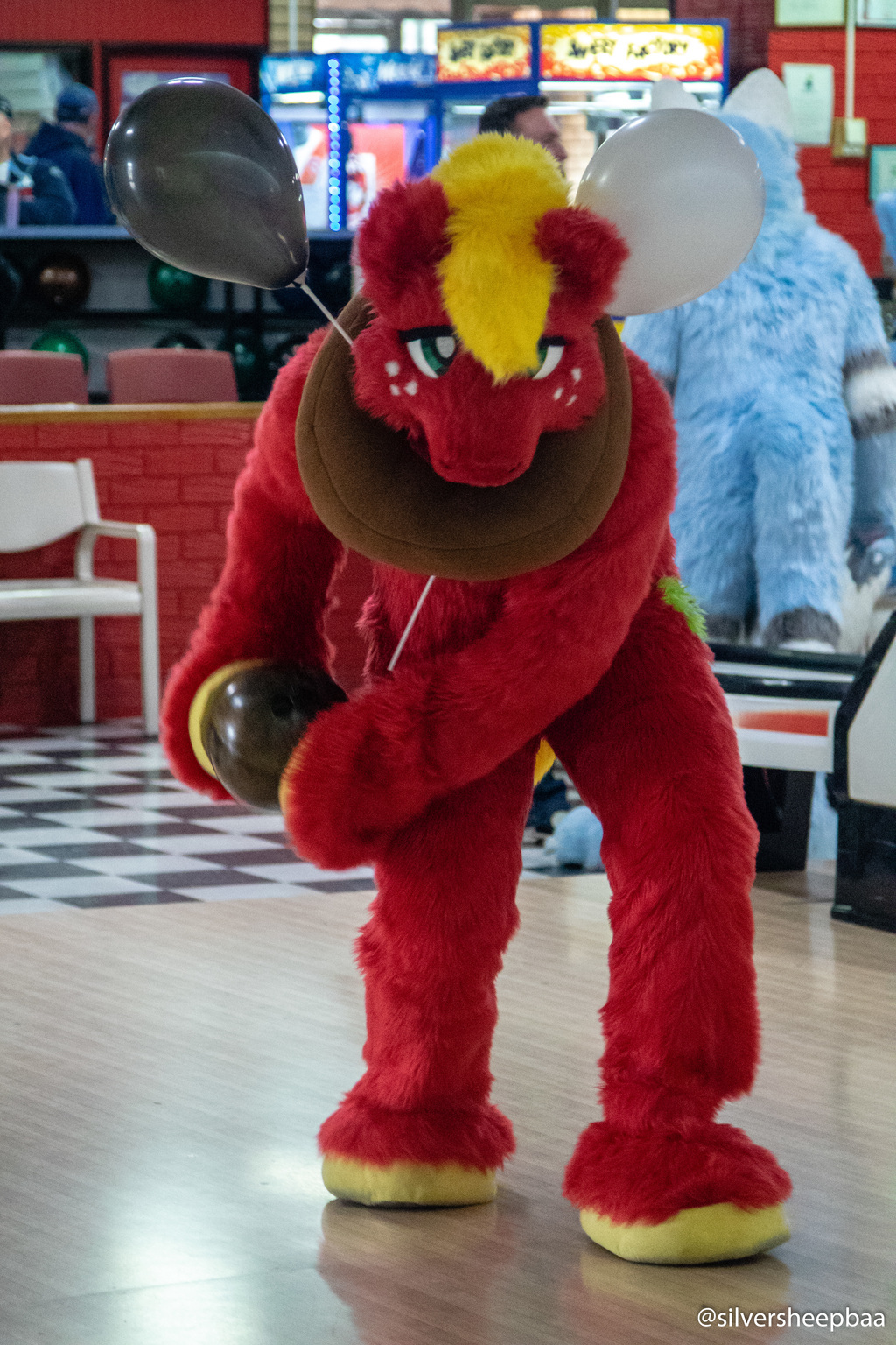 #3315179 - safe, big macintosh, g4, balloon, bowling, bowling ball ...