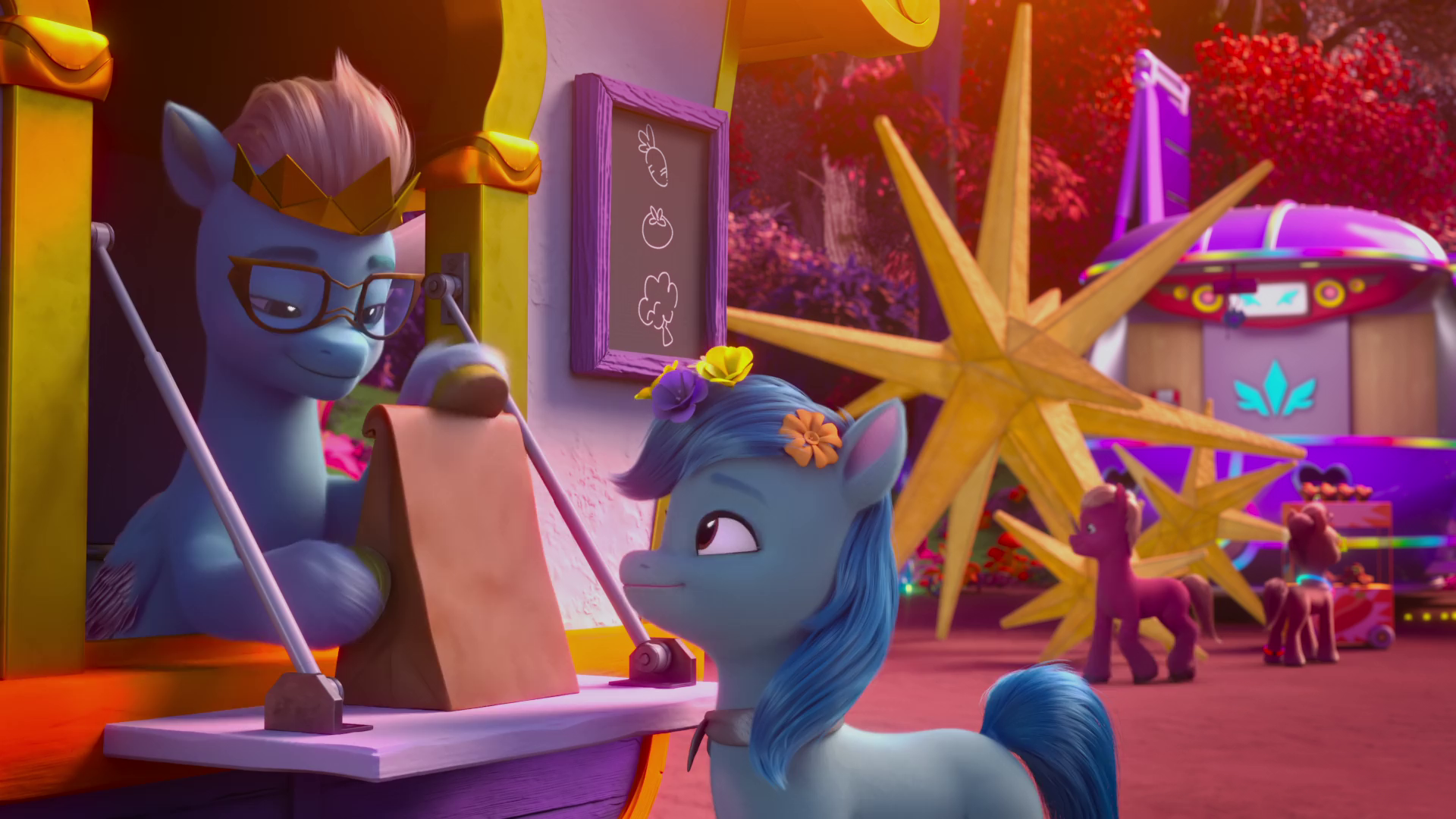 #3315543 - safe, screencap, cyan bay, hats off, earth pony, pegasus ...