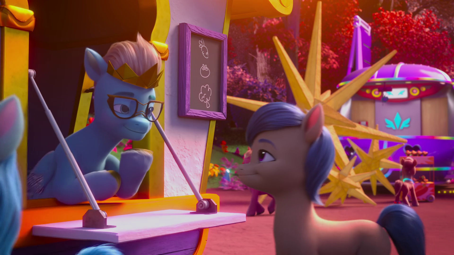 #3315547 - safe, screencap, cyan bay, hats off, earth pony, pegasus ...