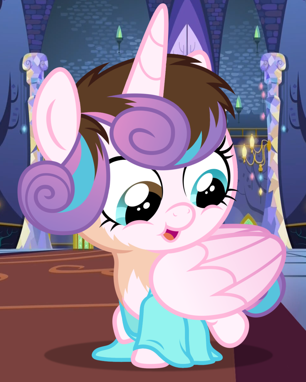 #3316349 - safe, artist:anonymous, princess flurry heart, alicorn ...