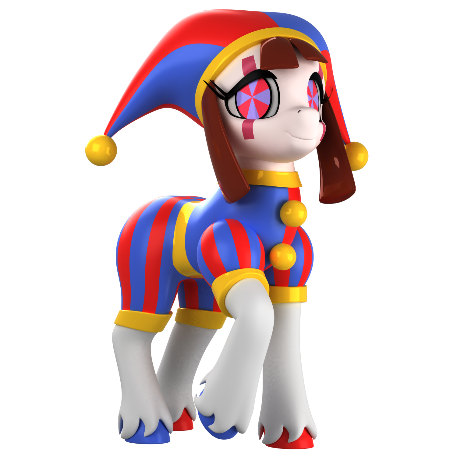 #3317143 - safe, artist:argos90, earth pony, pony, 3d, 3d model, female ...