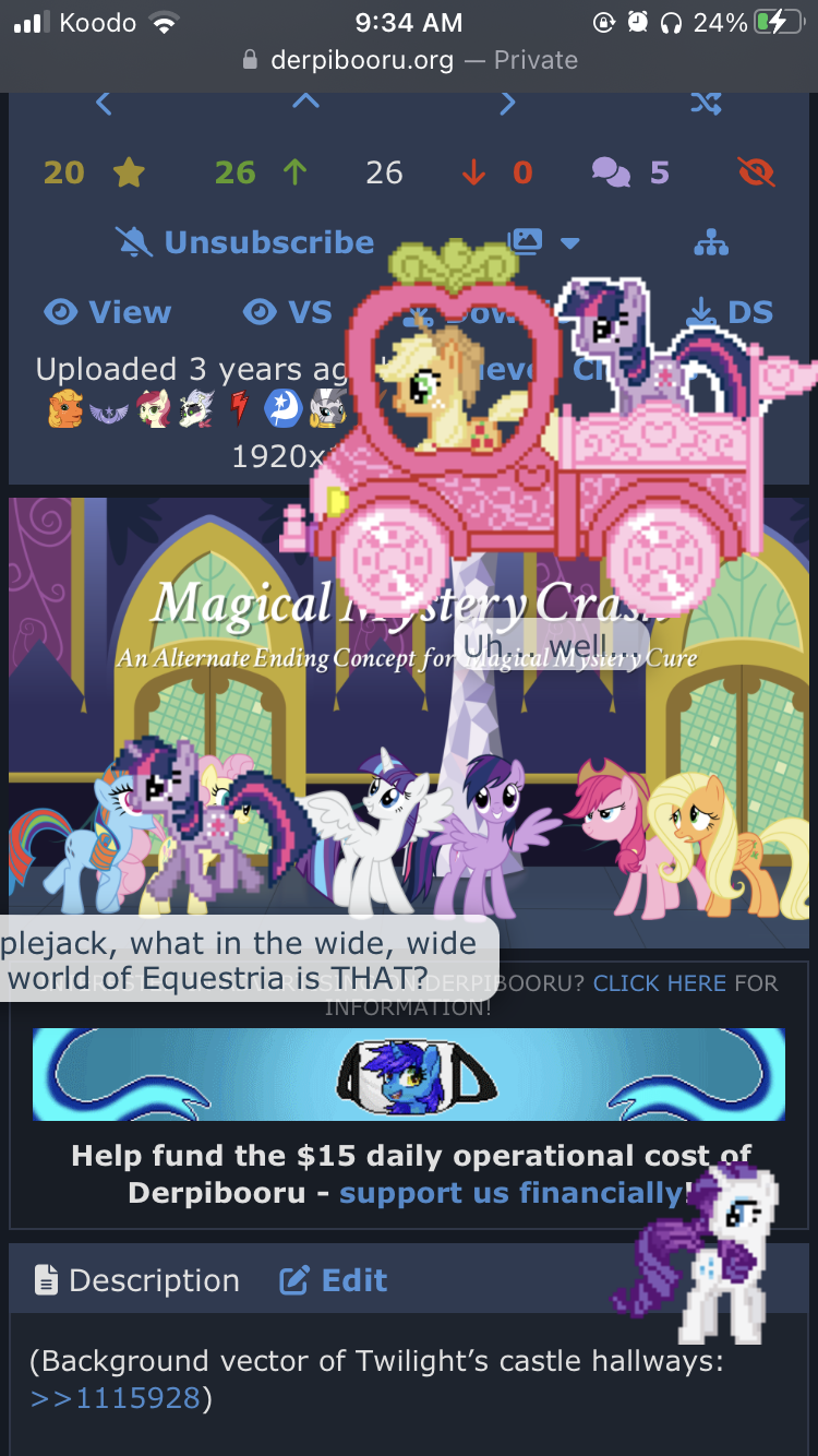 #3334508 - safe, artist:clever clovers, derpibooru exclusive, edit ...