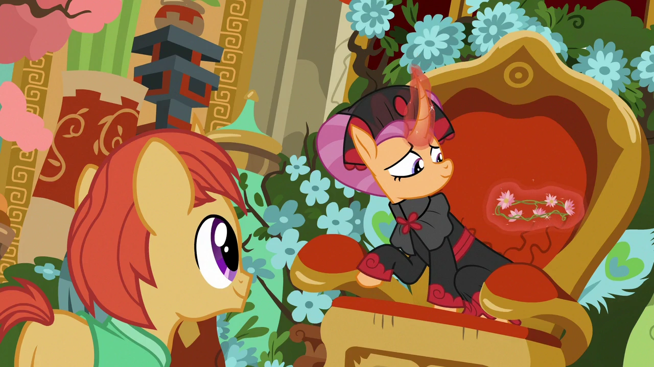 #3341737 - safe, edit, edited screencap, screencap, cinnamon tea, sable ...